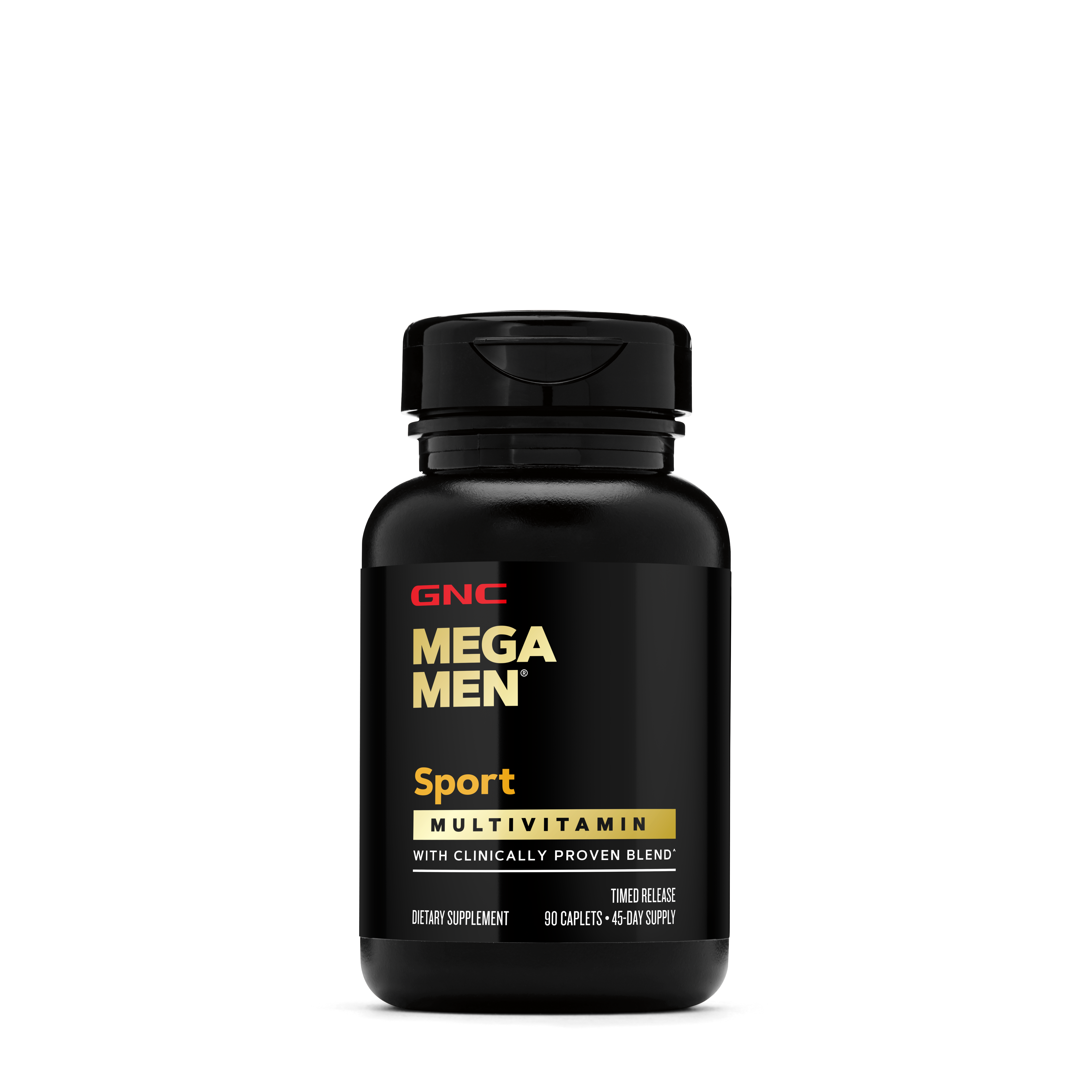 GNC Mega Men® - Sport Multivitamin - 90 Caplets (45 Servings) | GNC