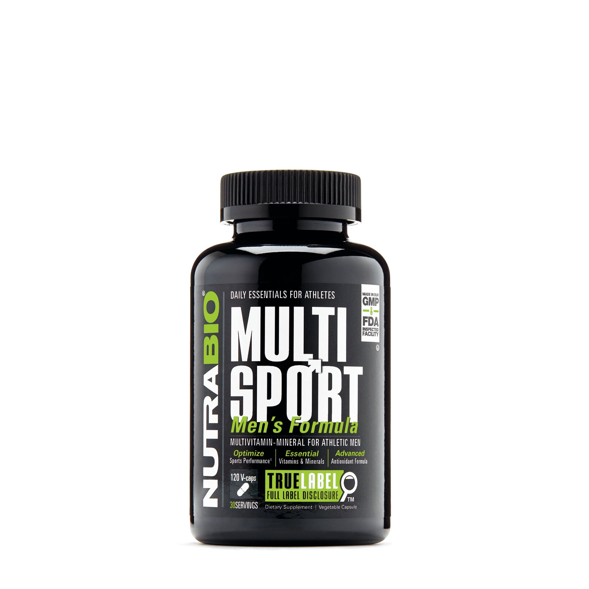 NutraBio® - Multi Sport Men's Formula Multivitamin - 120 Capsules (30 ...