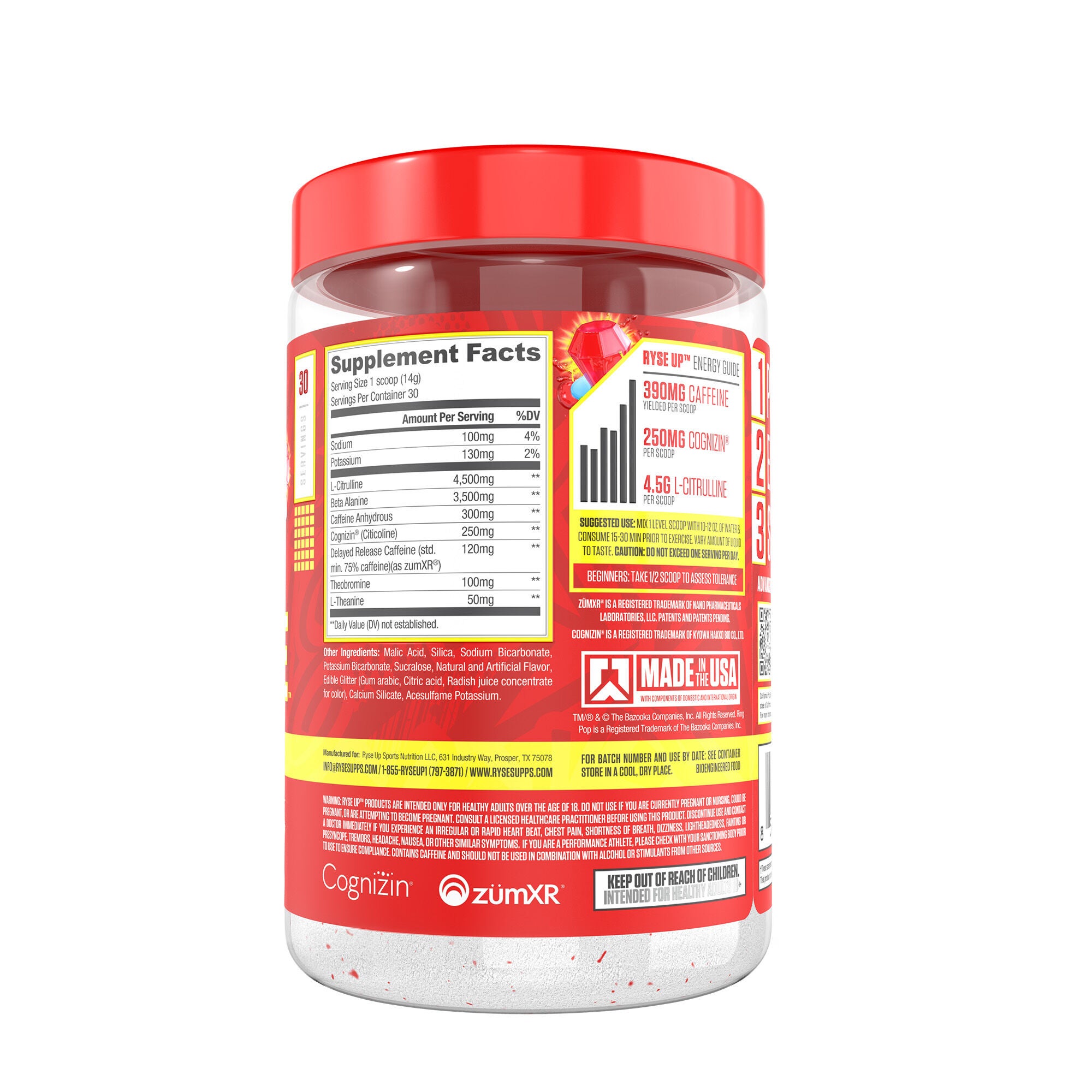 RYSE™ Up - Loaded Pre-Workout - 30 Servings | GNC