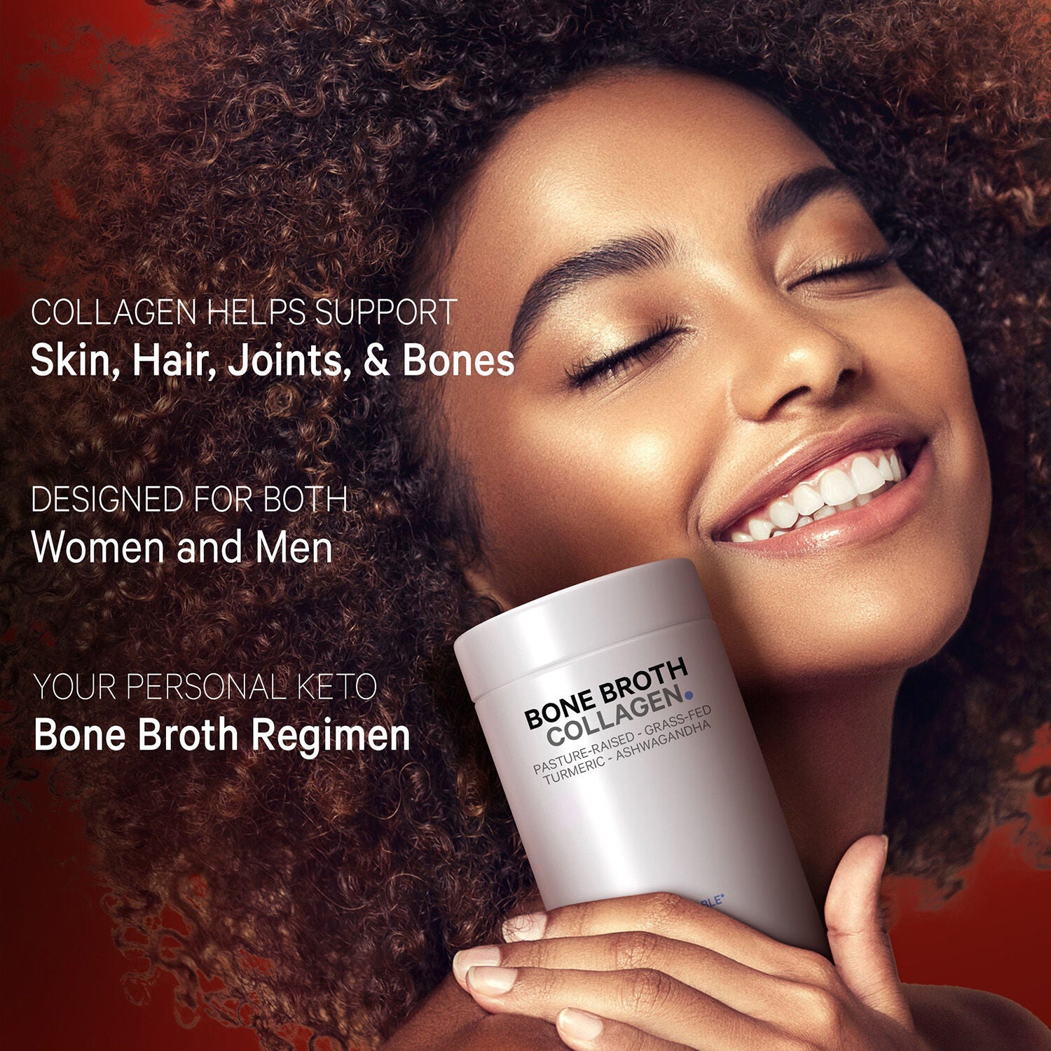 Codeage - Bone Broth Collagen- 180 Capsules (60 Servings) | GNC