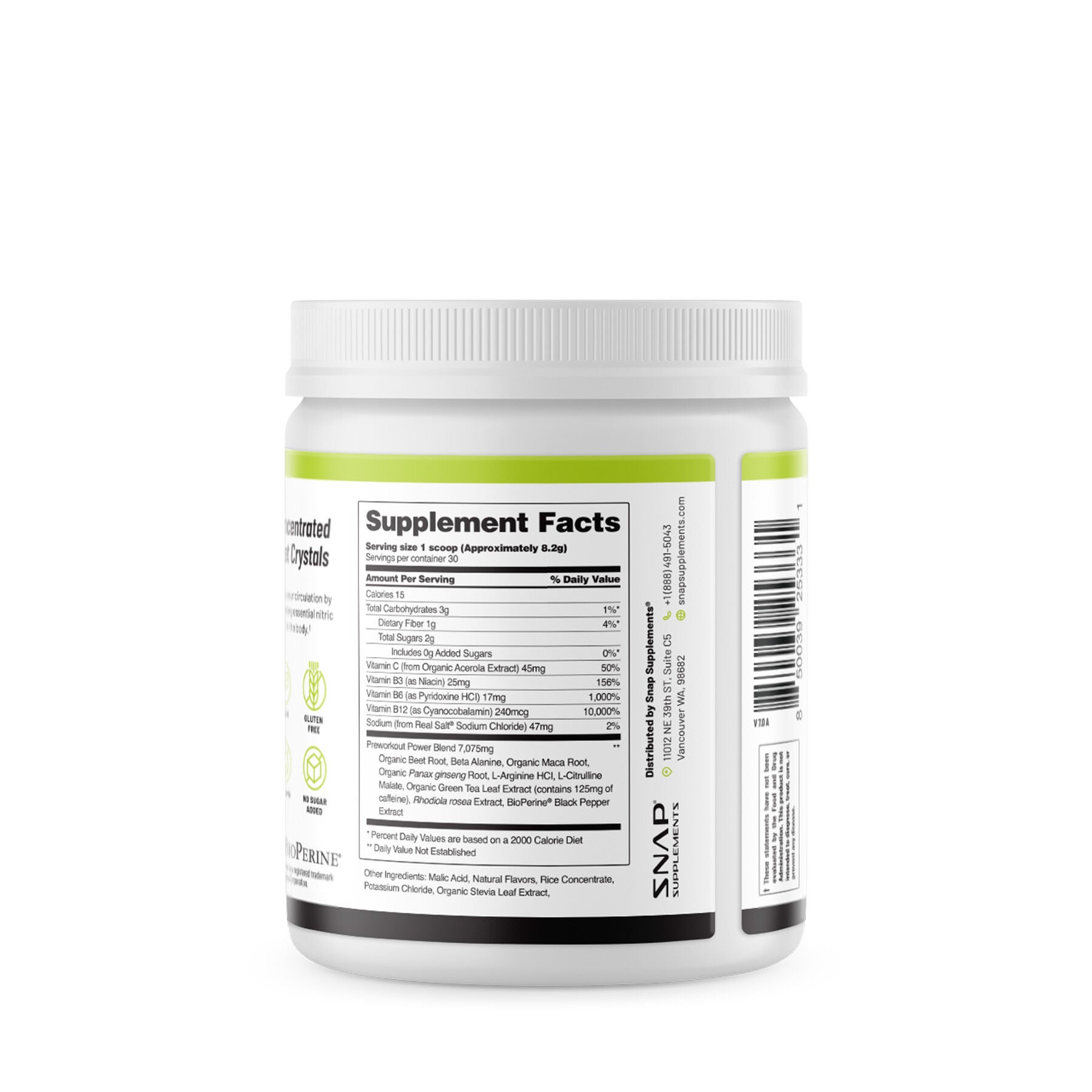 Snap Supplements Nitric Oxide Pre-Workout | GNC