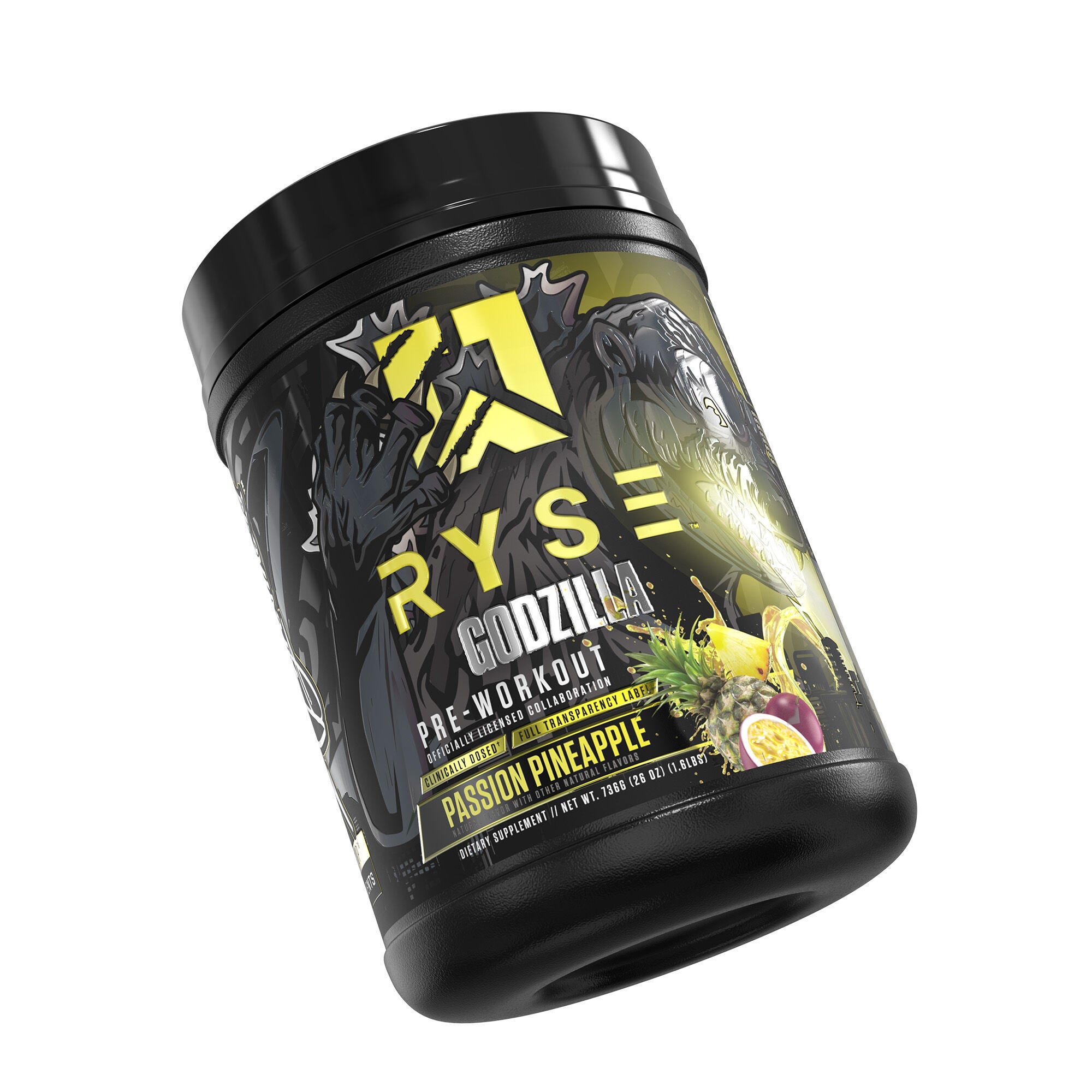 RYSE™ Up - Godzilla Pre-Workout - Passion Pineapple - 1.6lbs | GNC