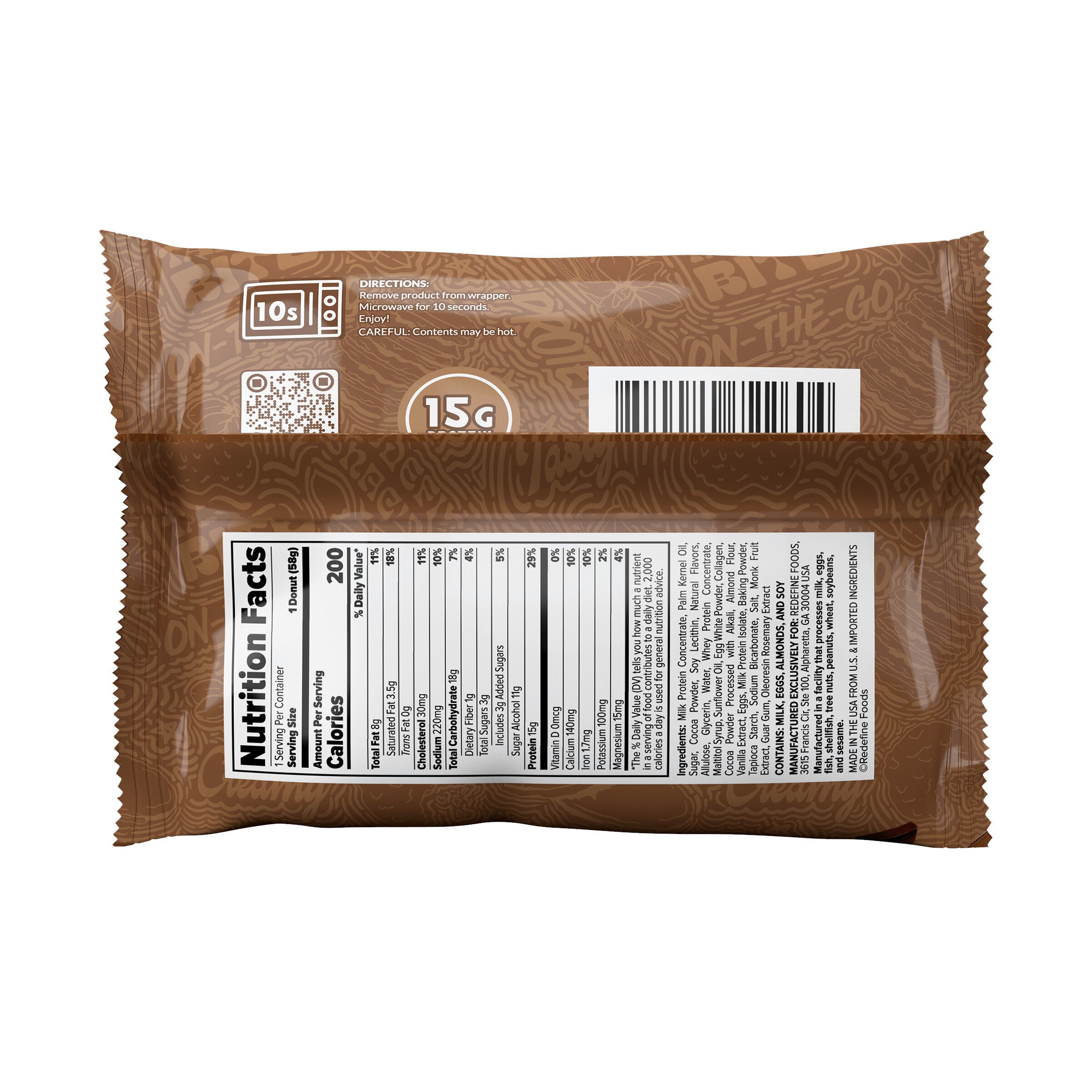 Redefine Foods - Protein Donut (8 Donuts) | GNC