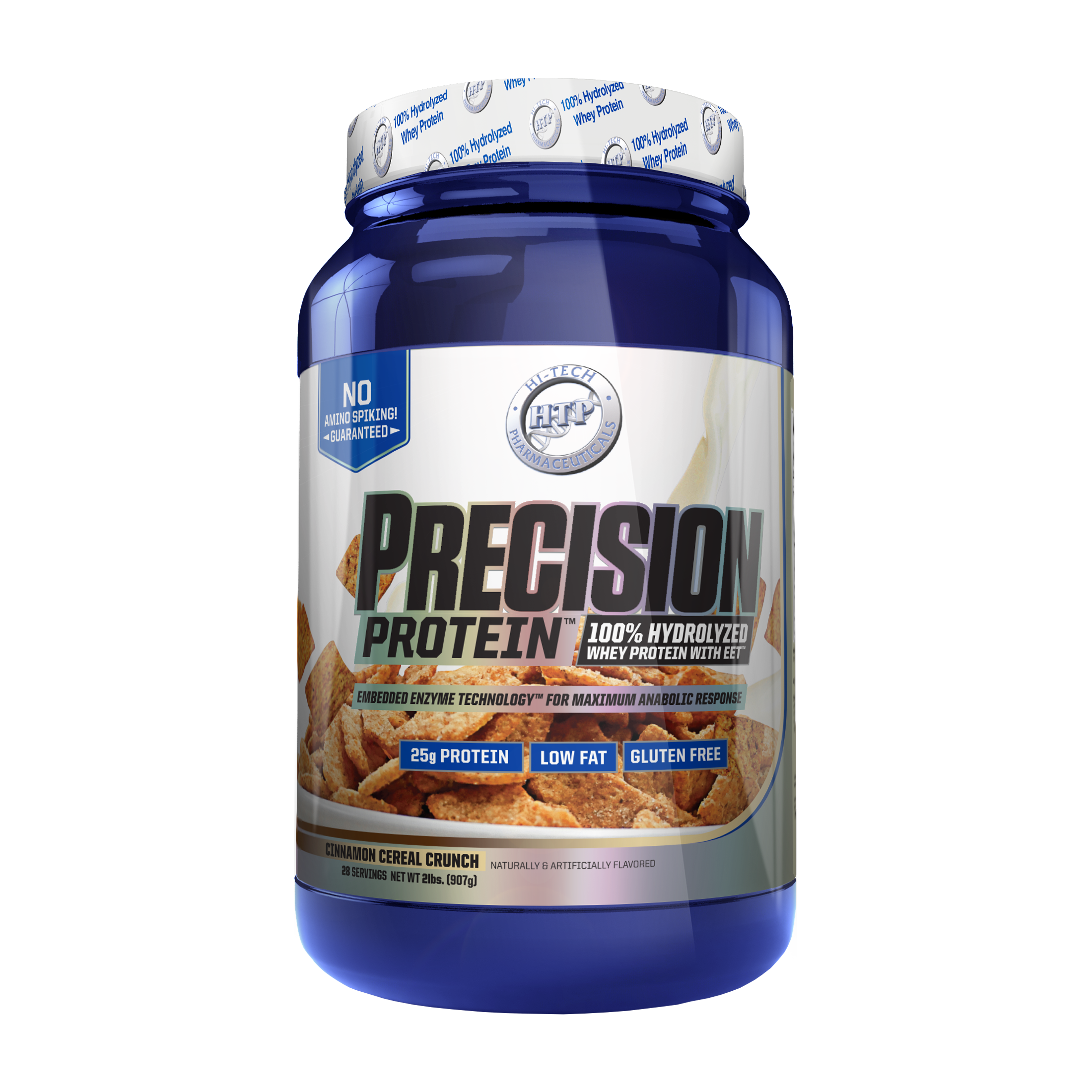 Hi-Tech Pharm - Precision Protein - Cinnamon Cereal Crunch - 2lbs | GNC
