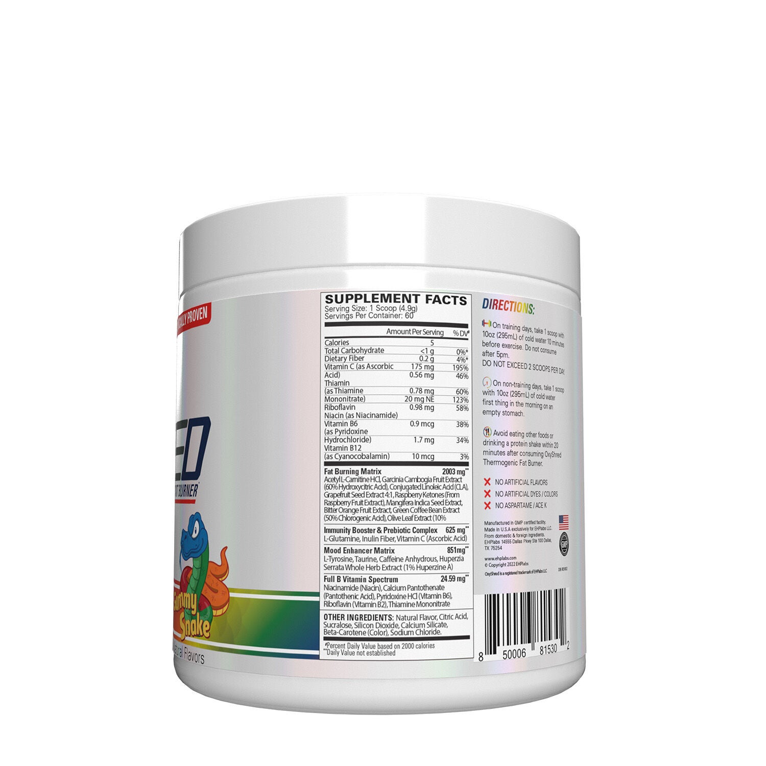 EHP Labs - OxyShred Thermogenic Fat Burner | GNC