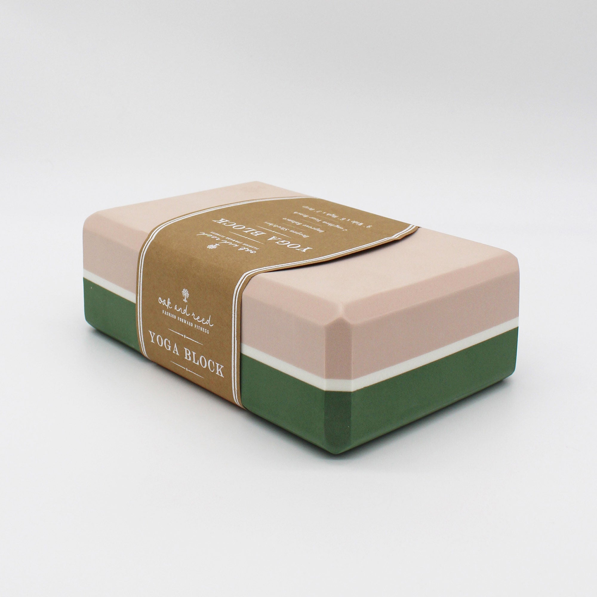 Oak and Reed Colorblock Yoga Block | GNC