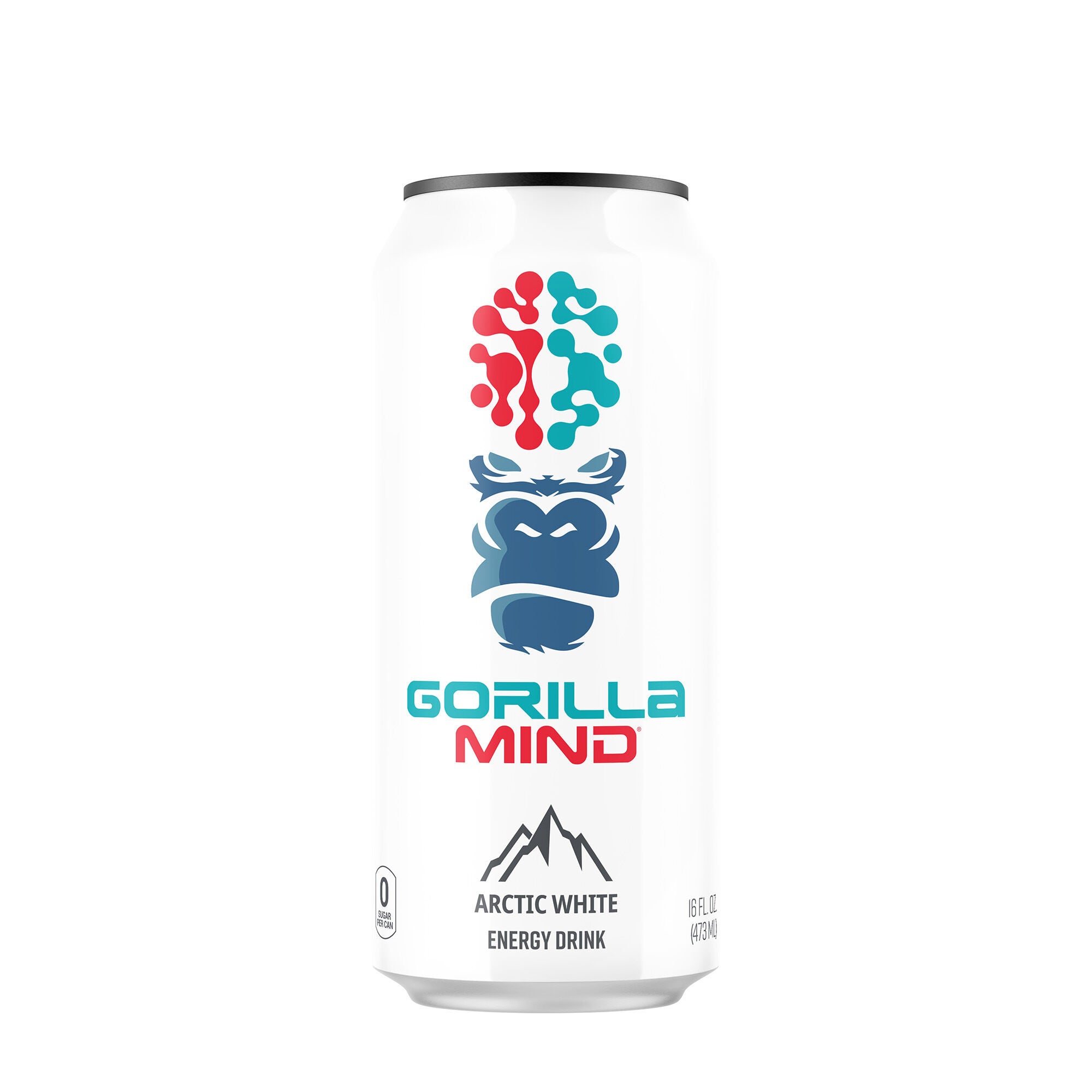 Gorilla Mind® - Energy Drink - Arctic White - 12 Cans | GNC