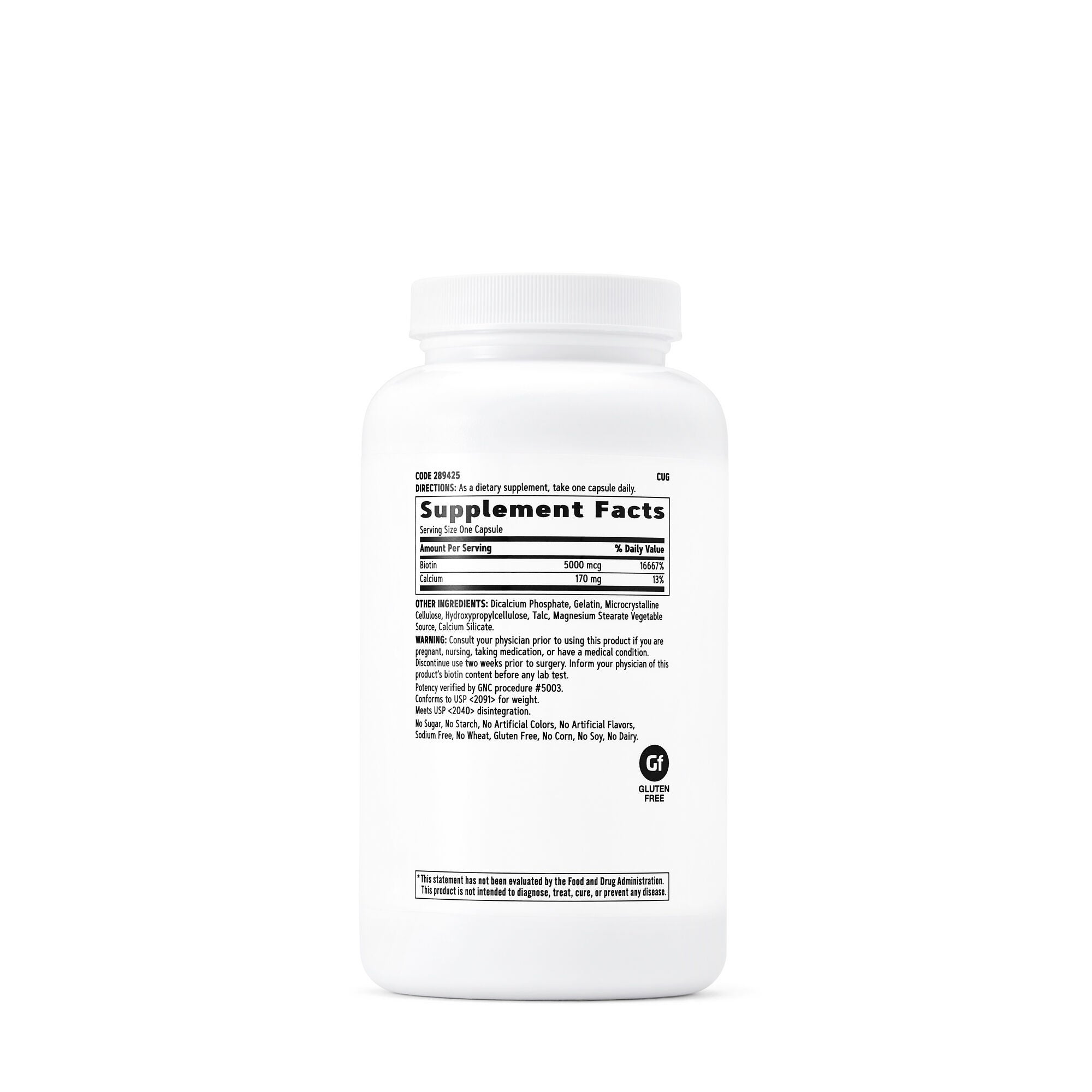 GNC Biotin 5000 mcg | GNC