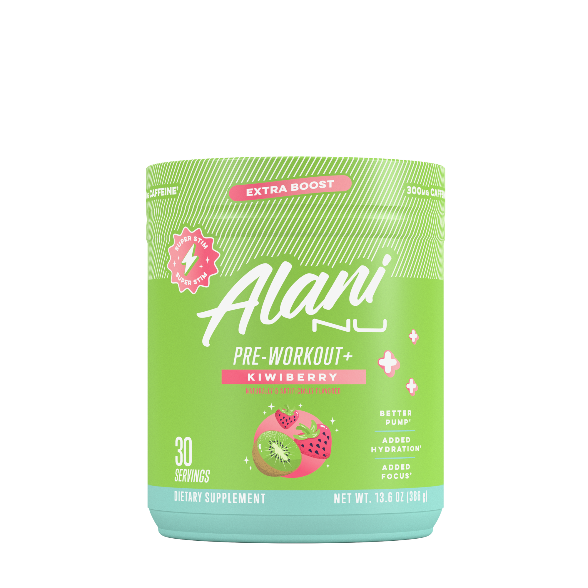Alani Nu - Pre-Workout+ - Kiwiberry (30 Servings) | GNC
