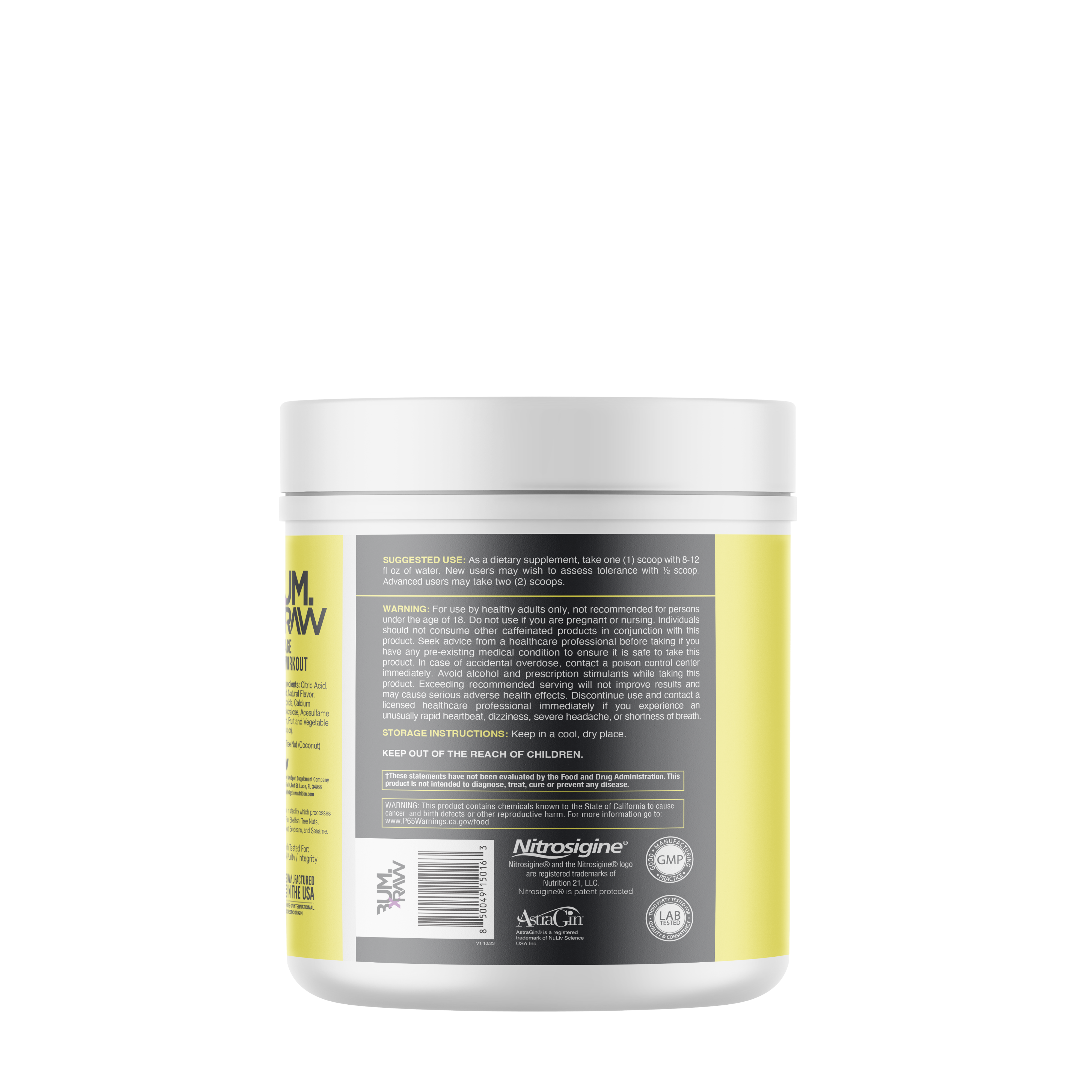 Raw Nutrition - Thavage Pre-Workout - Blackberry Lemonade (40 Servings ...