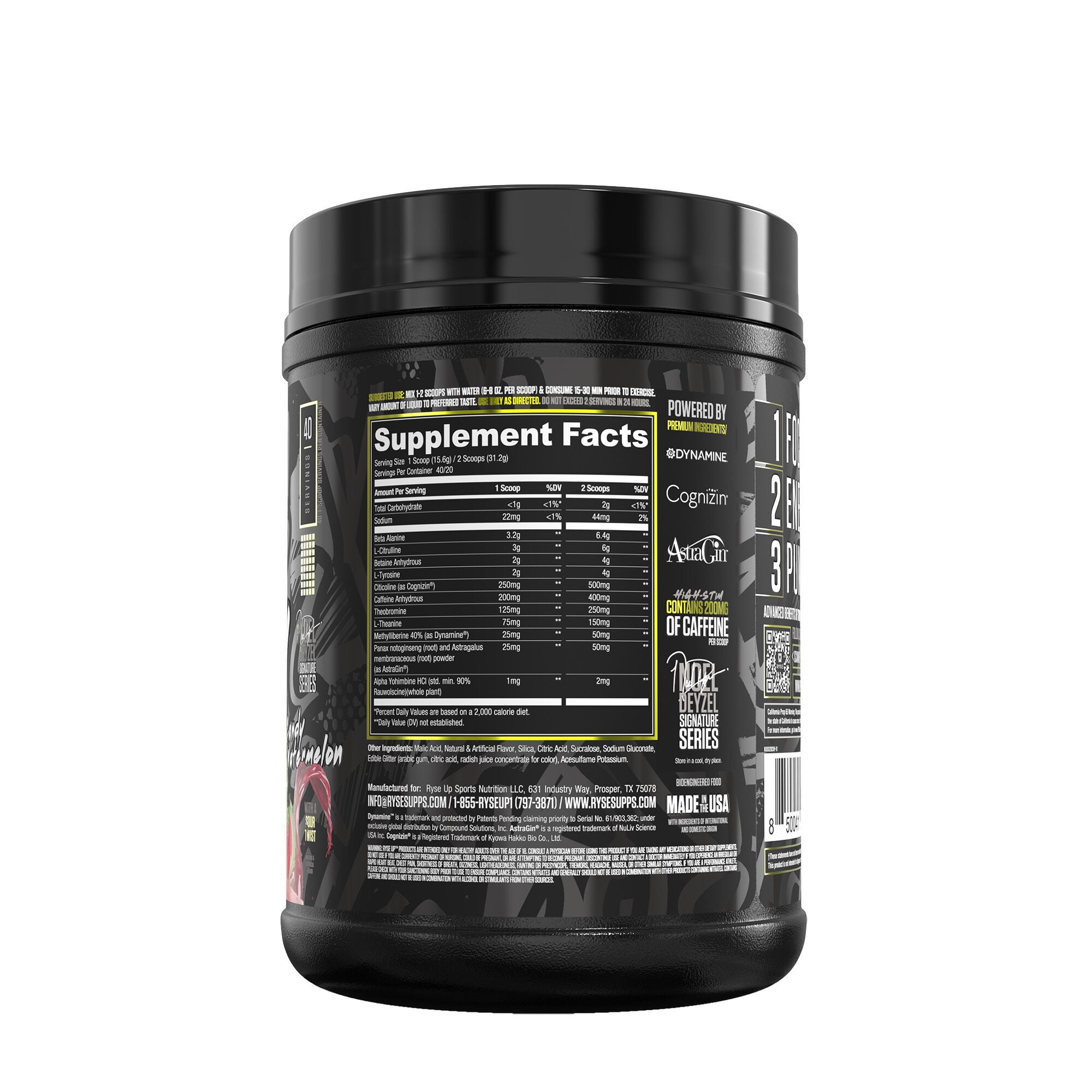 RYSE™ Up - Stim Daddy Pre-Workout - Candy Watermelon - 1.4 lb | GNC