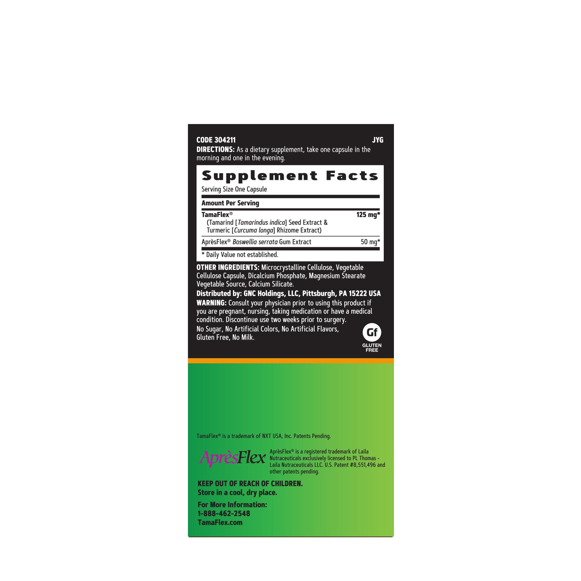 Tamaflex Fast Acting for Joint Health with Turmeric and Tamarind | GNC