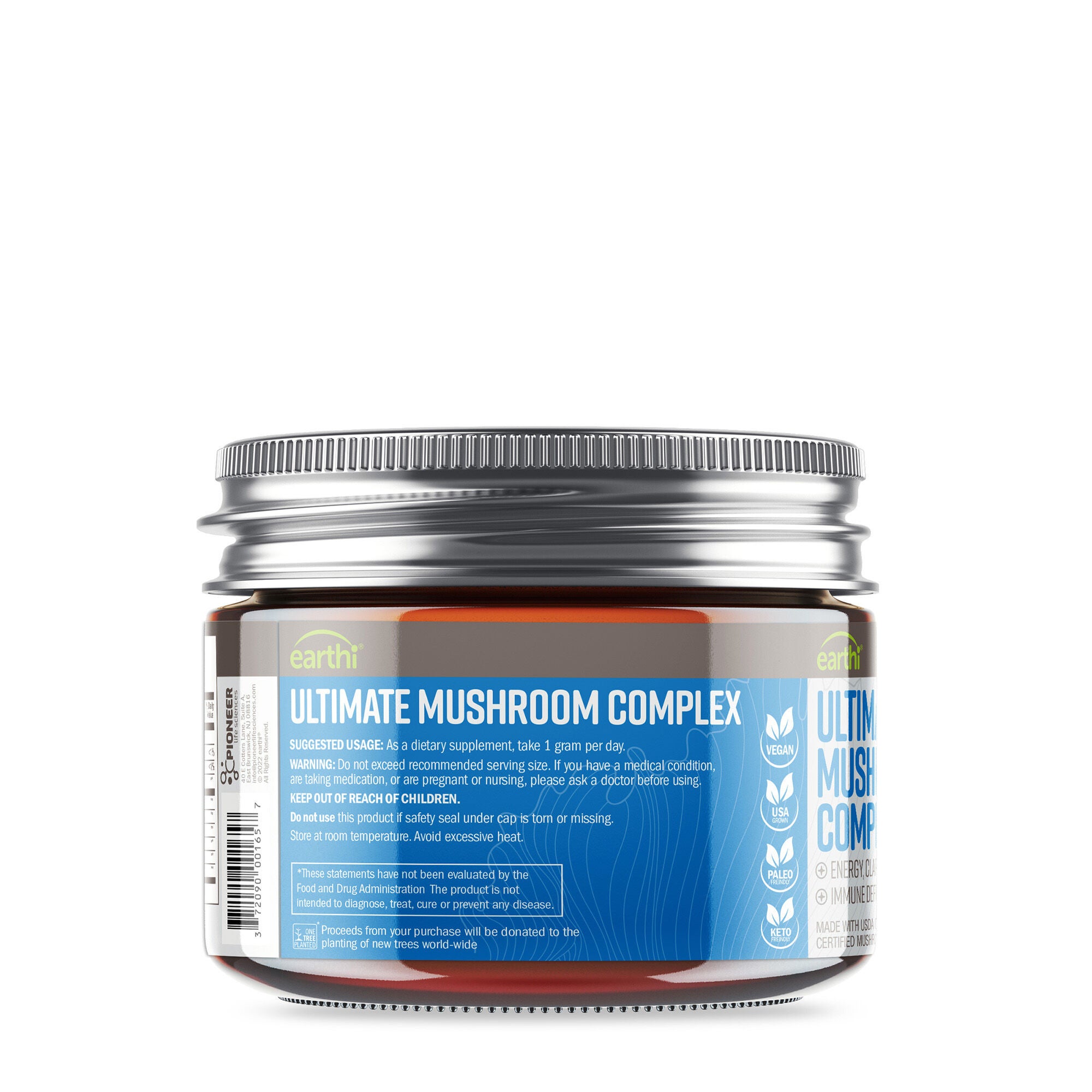 Pioneer Life Sciences - Ultimate Mushroom Complex 1000mg - 60g | GNC