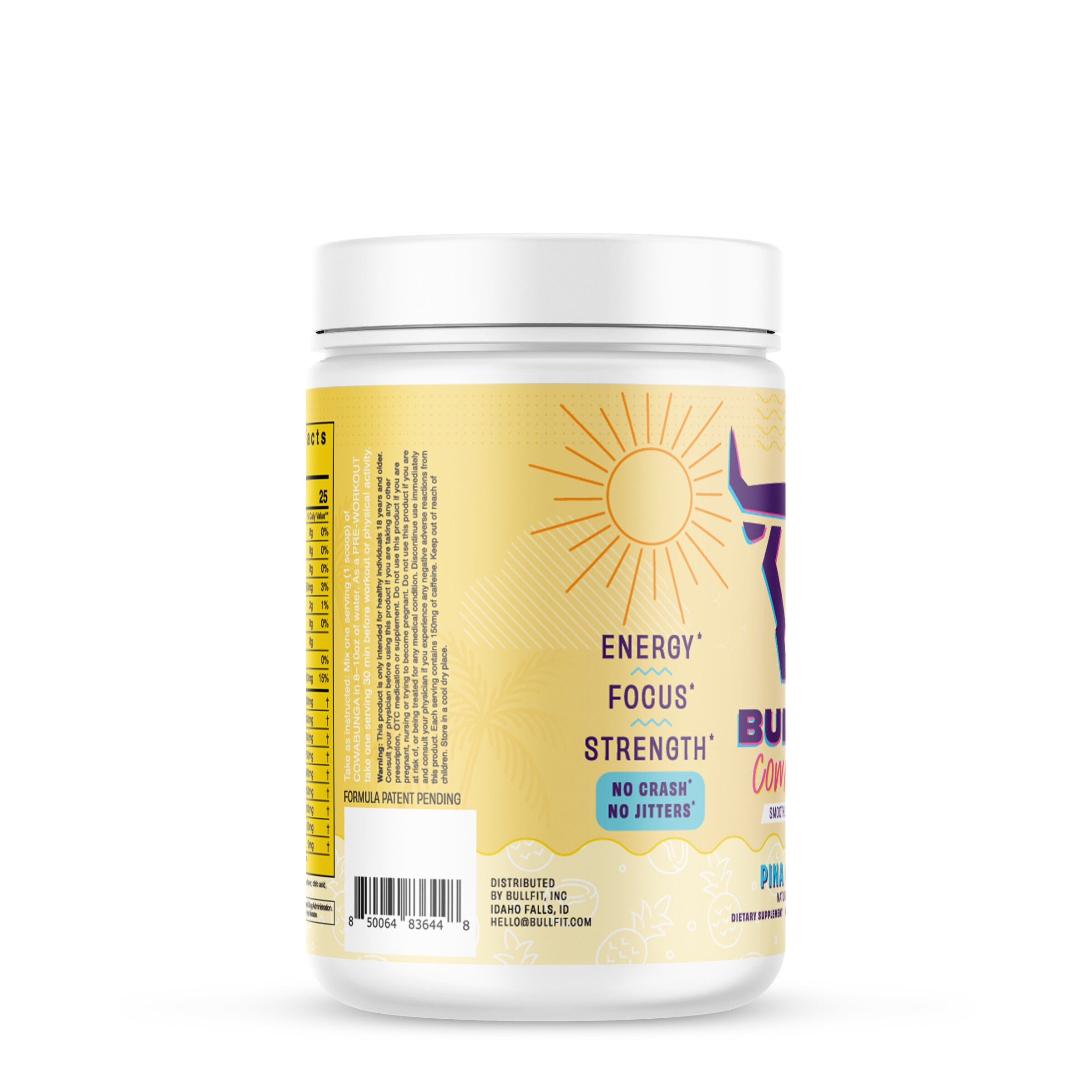 Bullfit - Cowabunga Pre-Workout - Pina Colada (30 Servings) | GNC