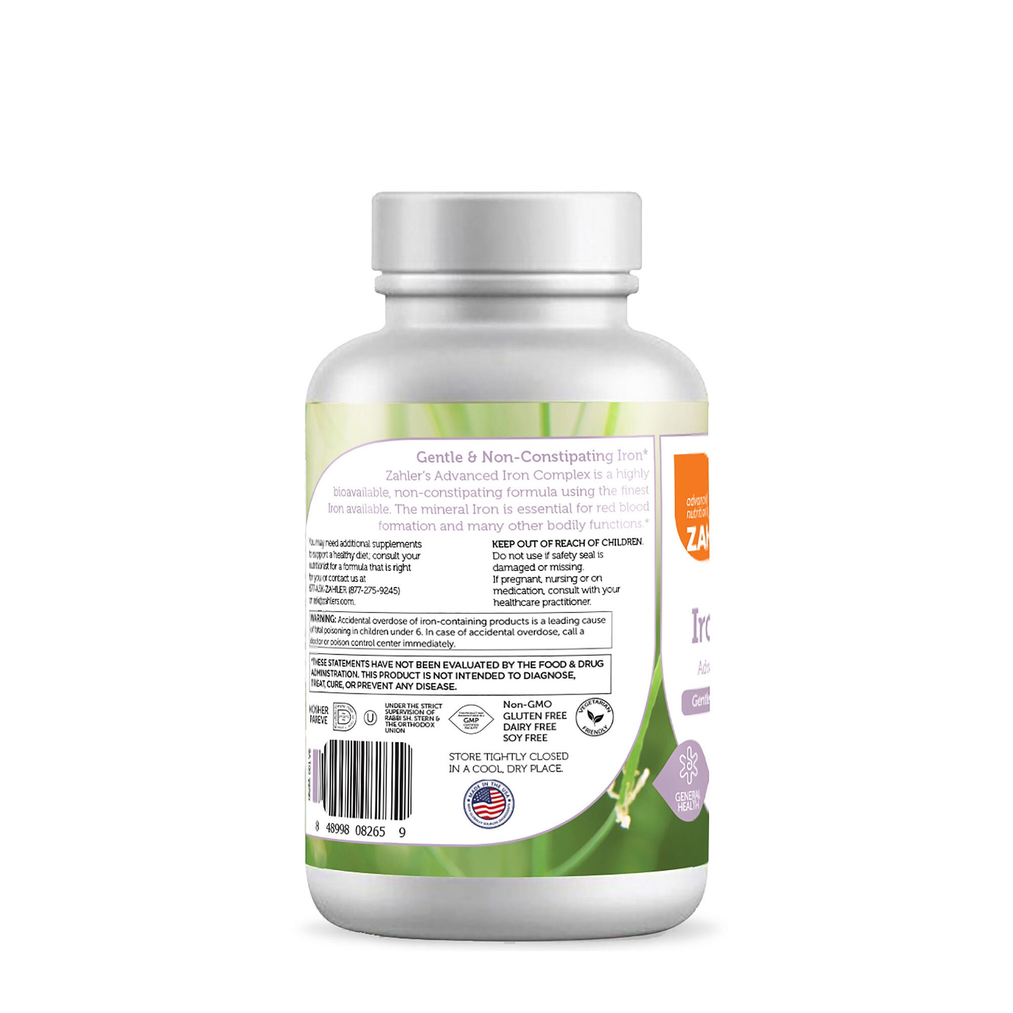 ZAHLER® - Iron Complex - 250 Capsules | GNC