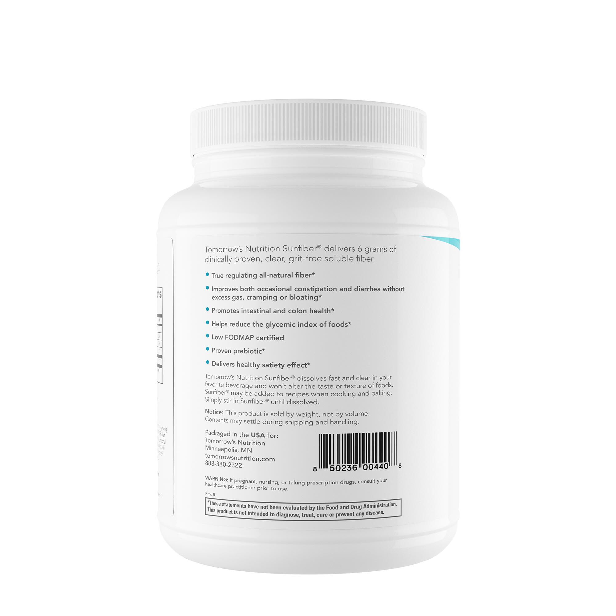 Tomorrow's Nutrition™ Sunfiber® Fiber Supplement - 1.39 lb | GNC