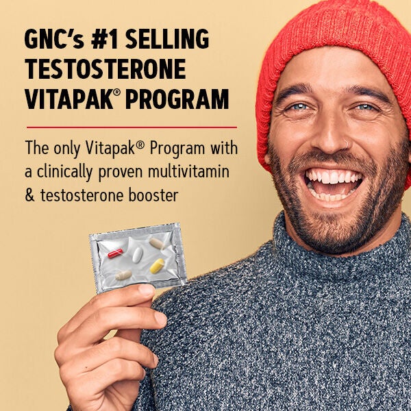 GNC Mega Men® - Healthy Testosterone Vitapak® Program | GNC