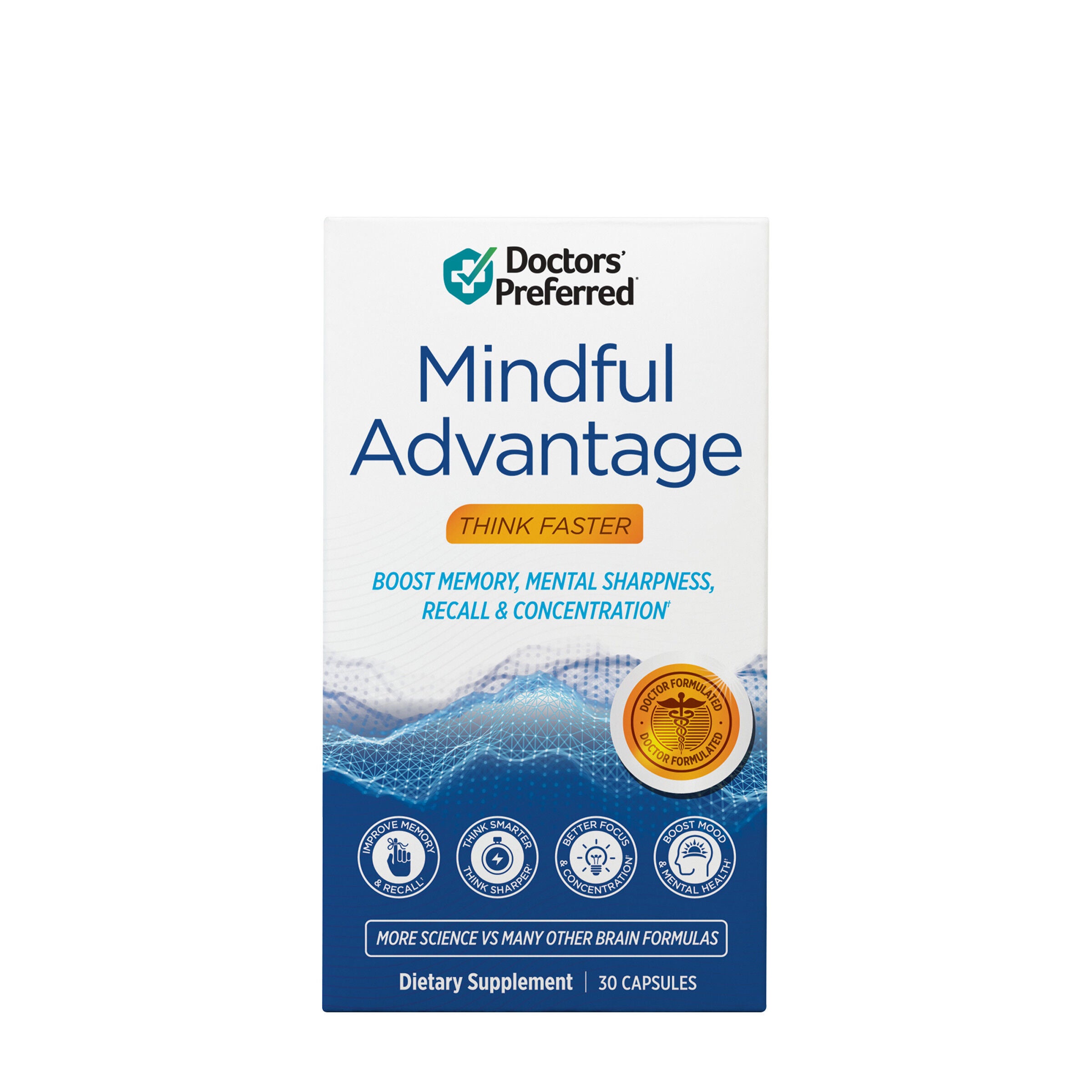 Doctors' Preferred® - Mindful Advantage - 30 Capsules (30 Servings) | GNC