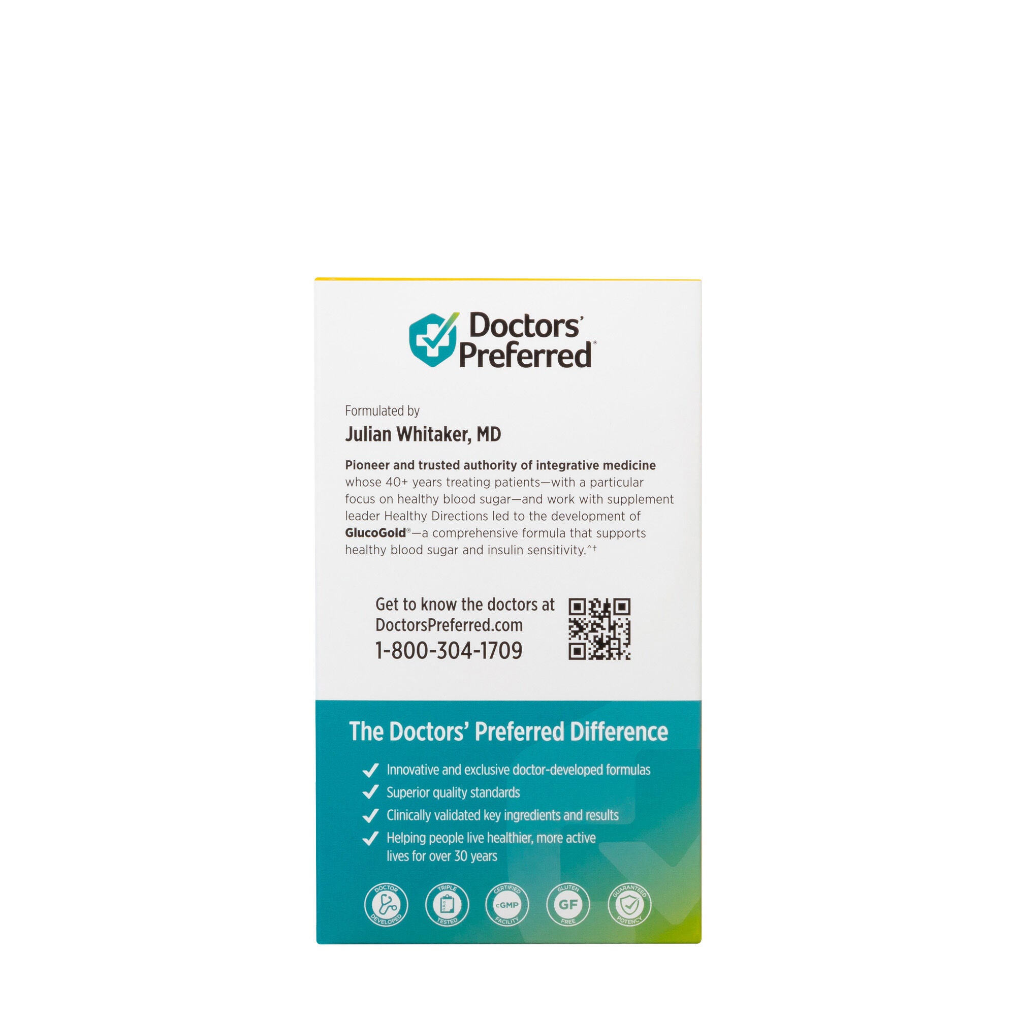 Doctors' Preferred® - GlucoGold® with Berberine - 90 Tablets | GNC