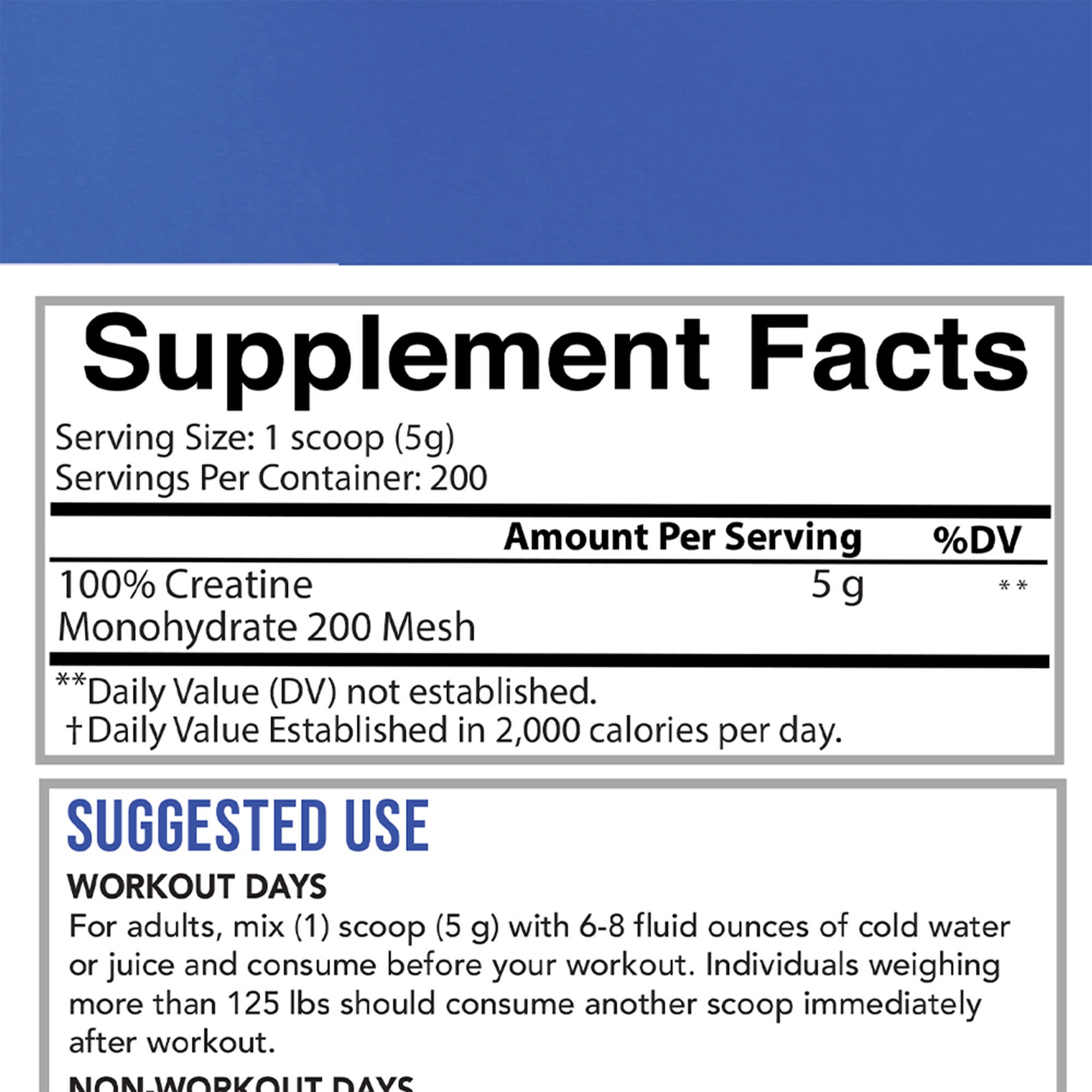 Angry Supplements™ - Creatine Monohydrate - Unflavored (200 Servings) | GNC