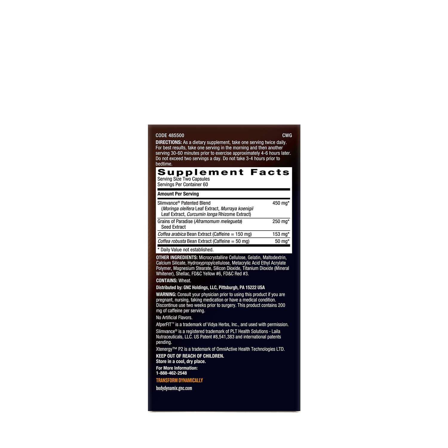 BodyDynamix Slimvance XP Metabolism Igniter* - Thermogenic | GNC