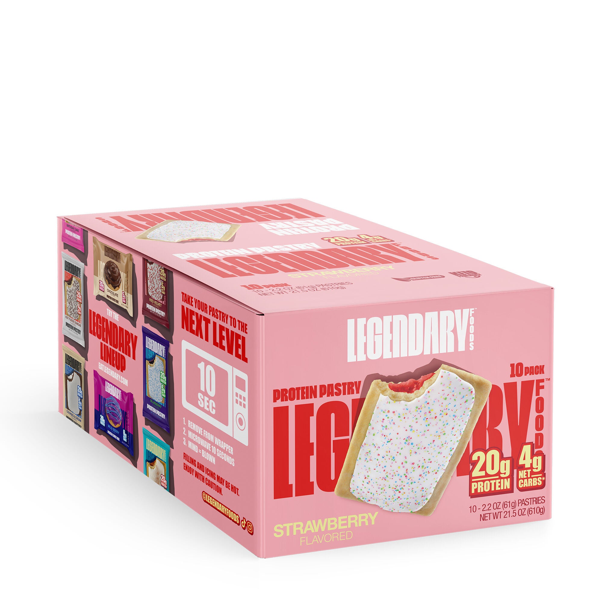 Legendary Foods™ Tasty Pastry - Strawberry | GNC