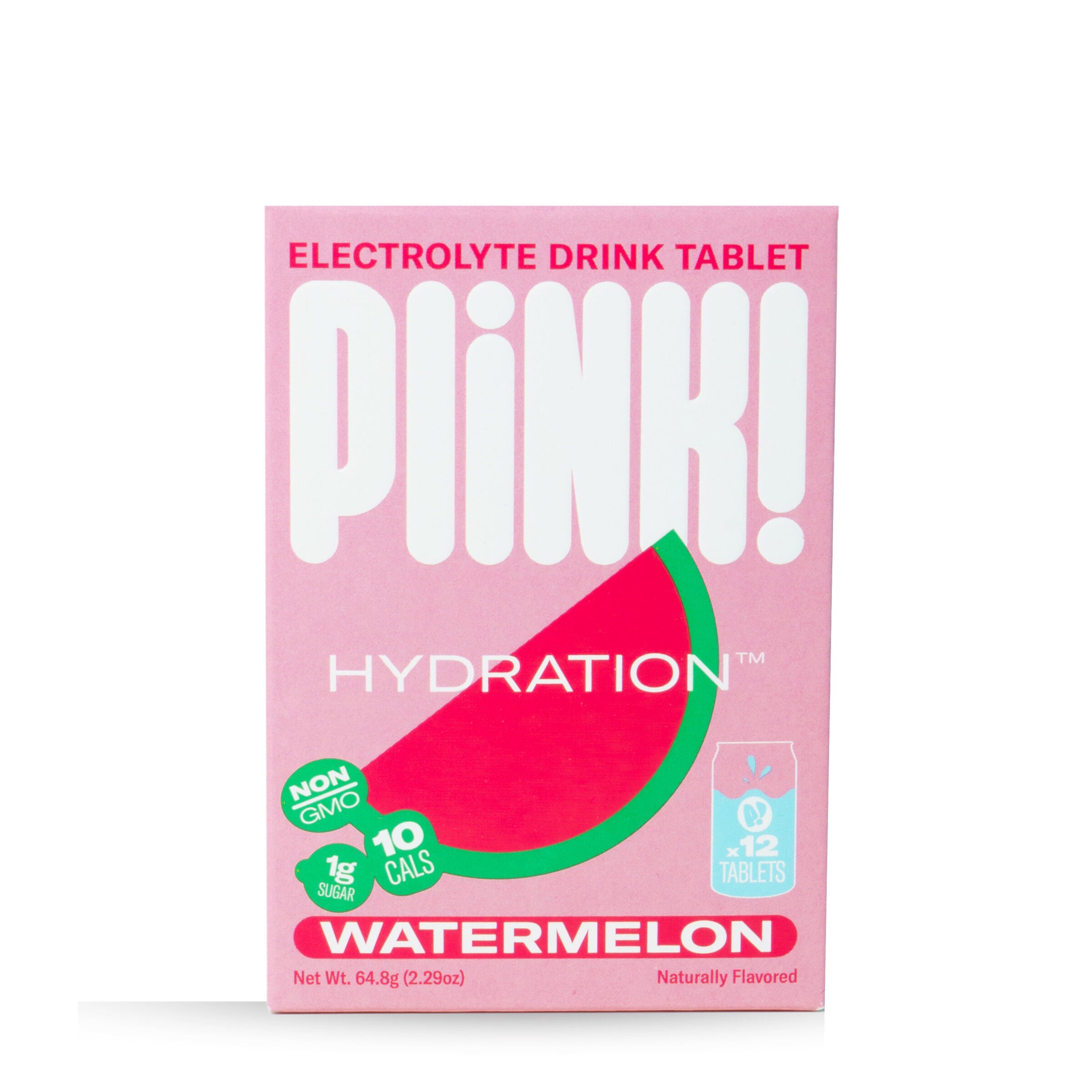 Plink! - Electrolyte Drink Tablets - Watermelon - 12 Tablets (12 ...