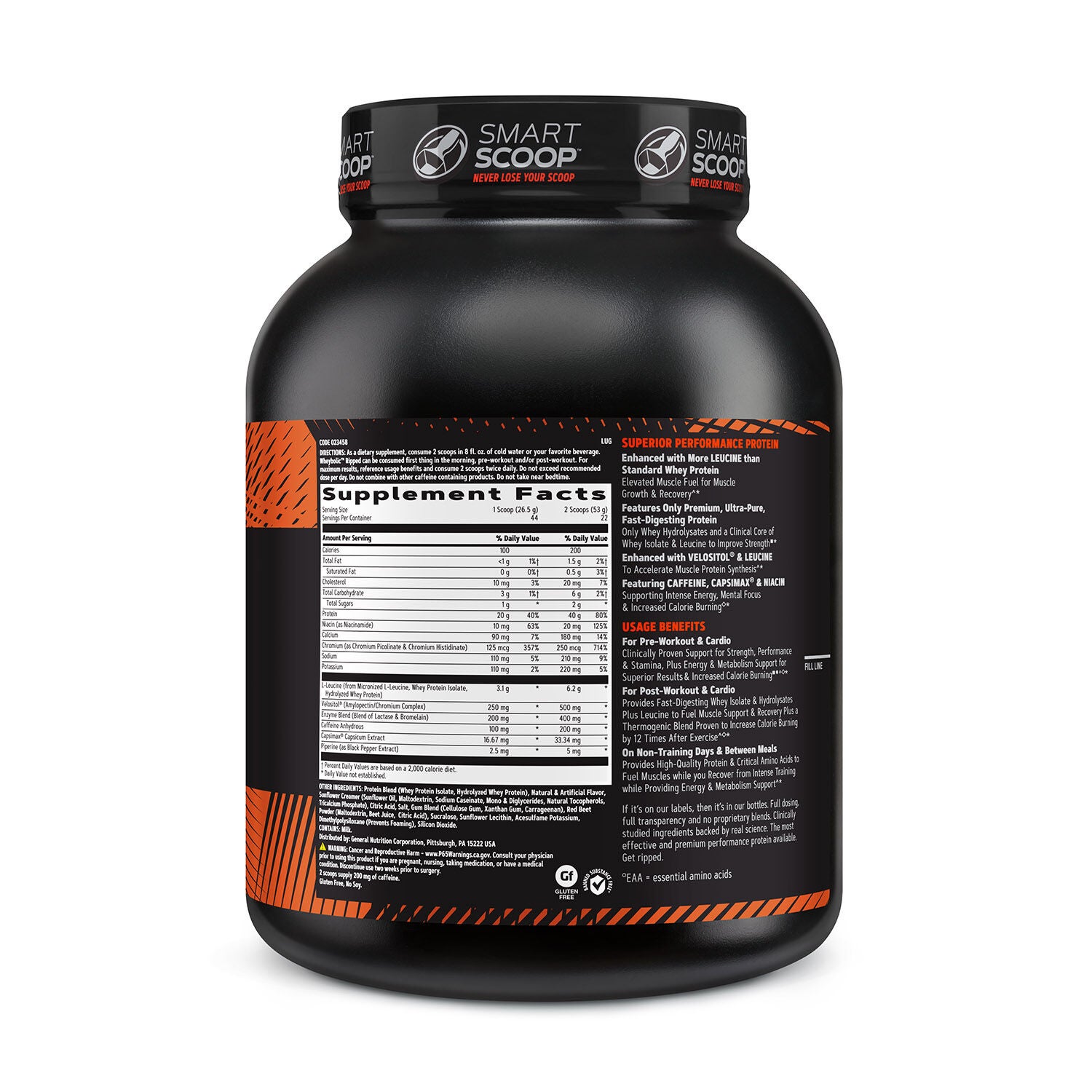 GNC AMP Wheybolic Ripped Whey Protein - Strawberries and Cream | GNC