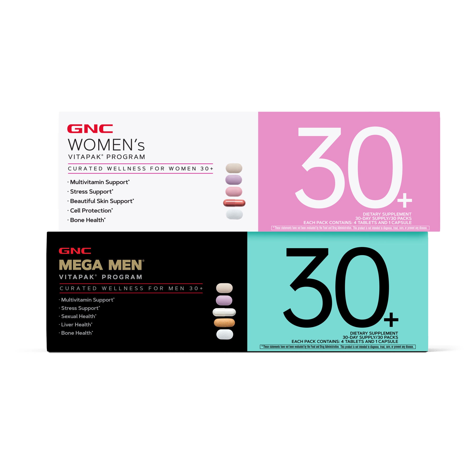 TikTok 30+ His & Hers Vitapak Bundle | GNC