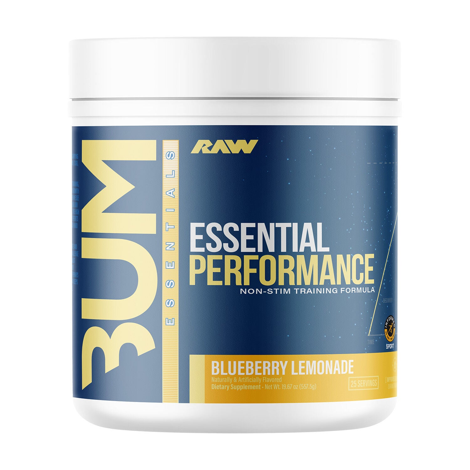 Raw Nutrition - Essential Performance Non-Stim - Blueberry Lemonade (25 Servings) | GNC