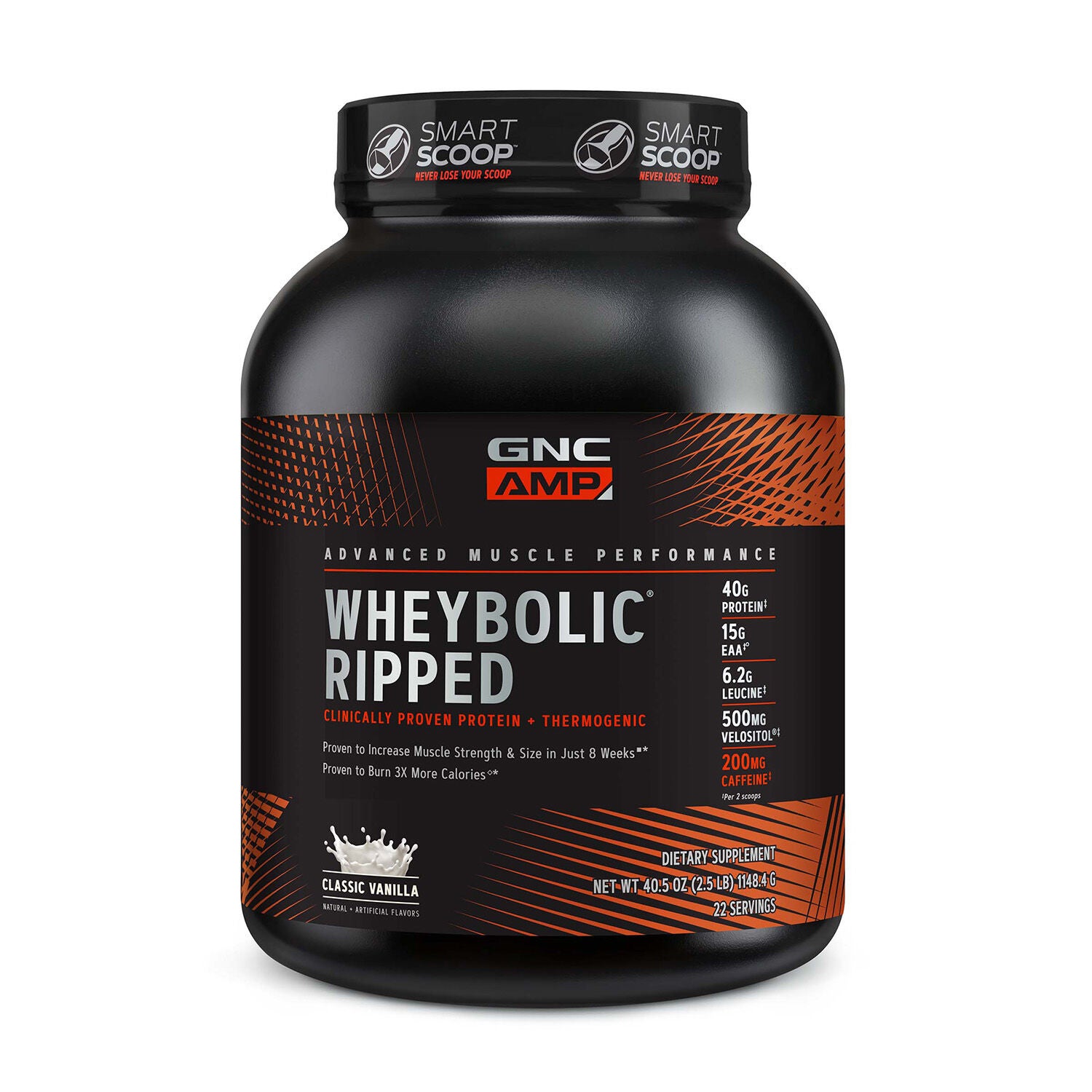 GNC AMP Wheybolic Ripped Whey Protein Classic Vanilla | GNC