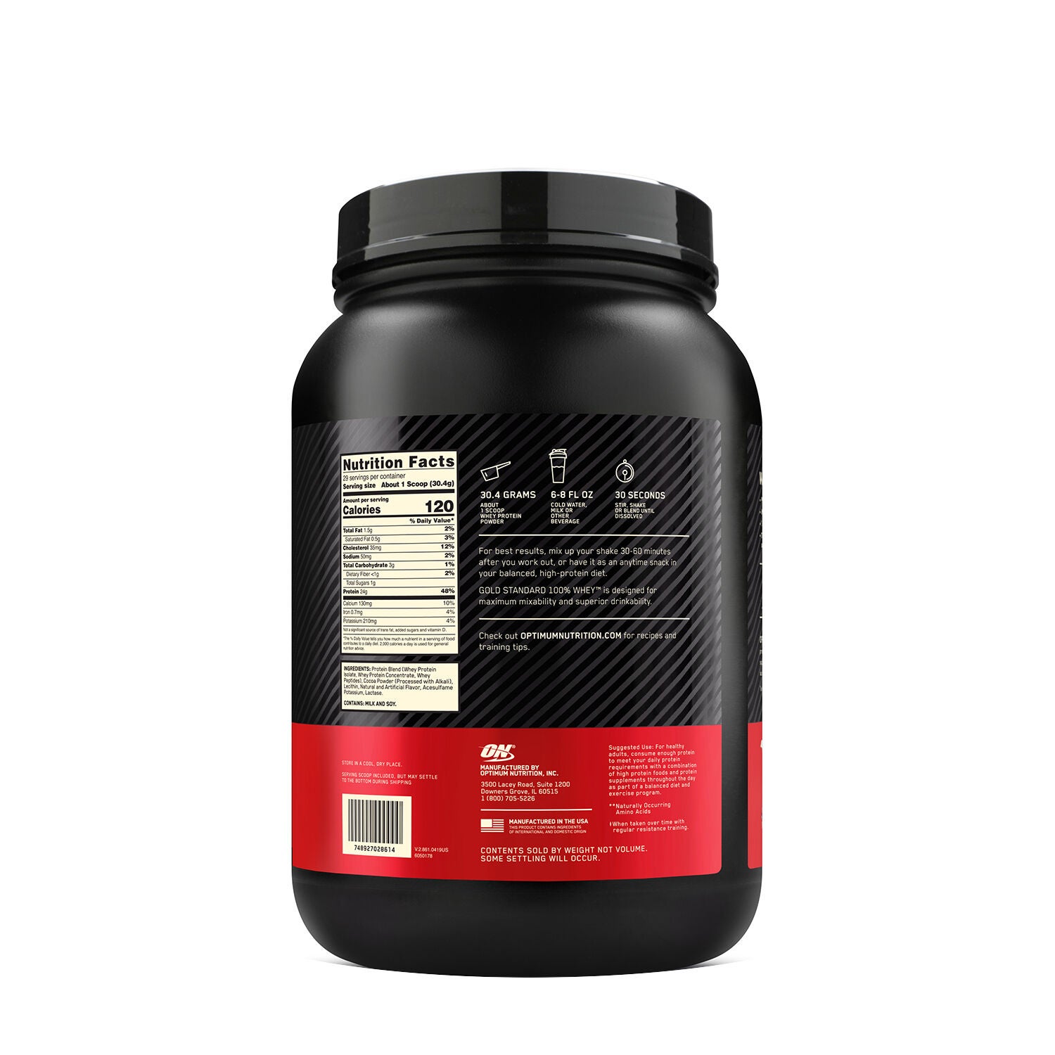 Optimum Nutrition Whey Protein Double Rich Chocolate | GNC