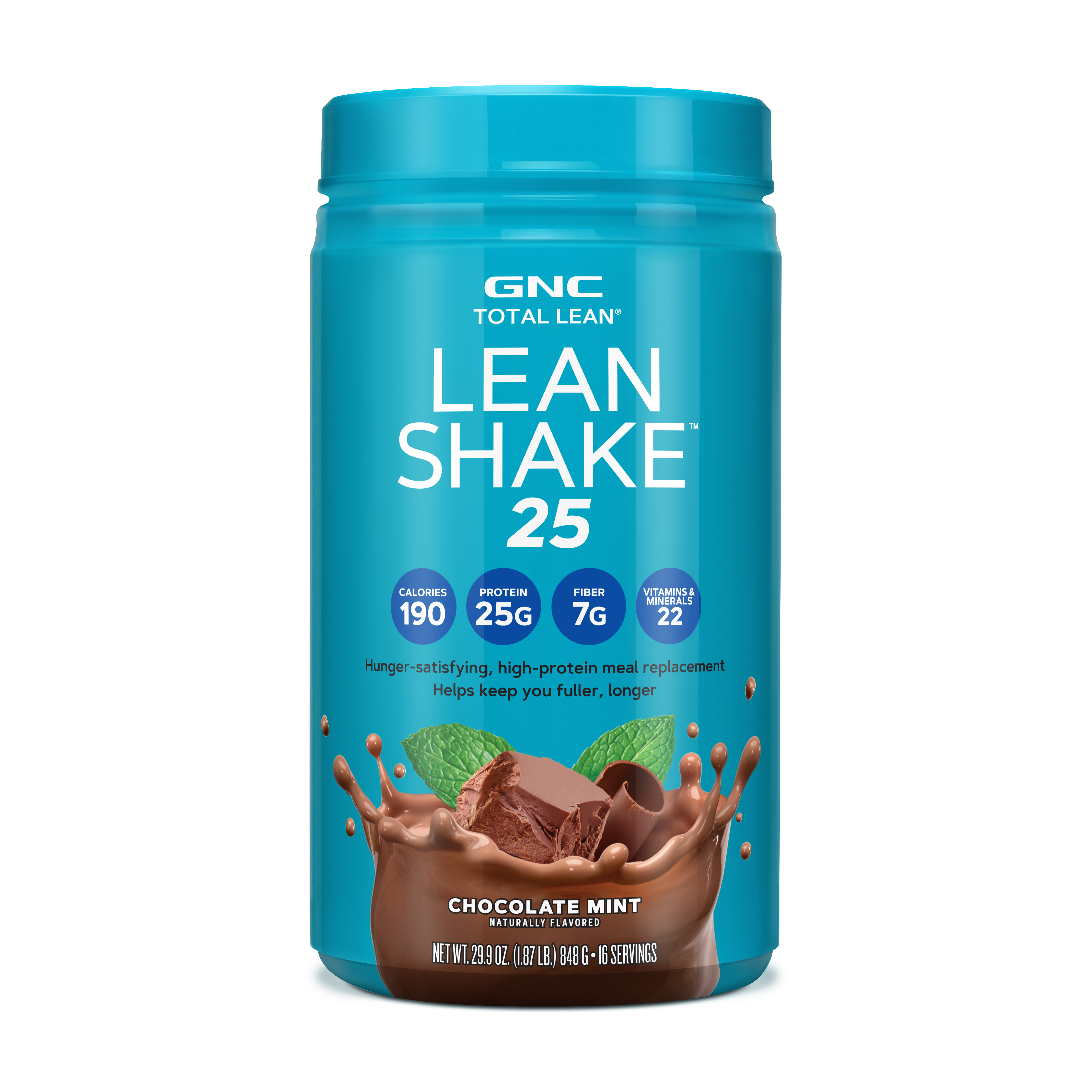 GNC Total Lean® - Lean Shake™ 25 - Chocolate Mint (16 Servings) | GNC