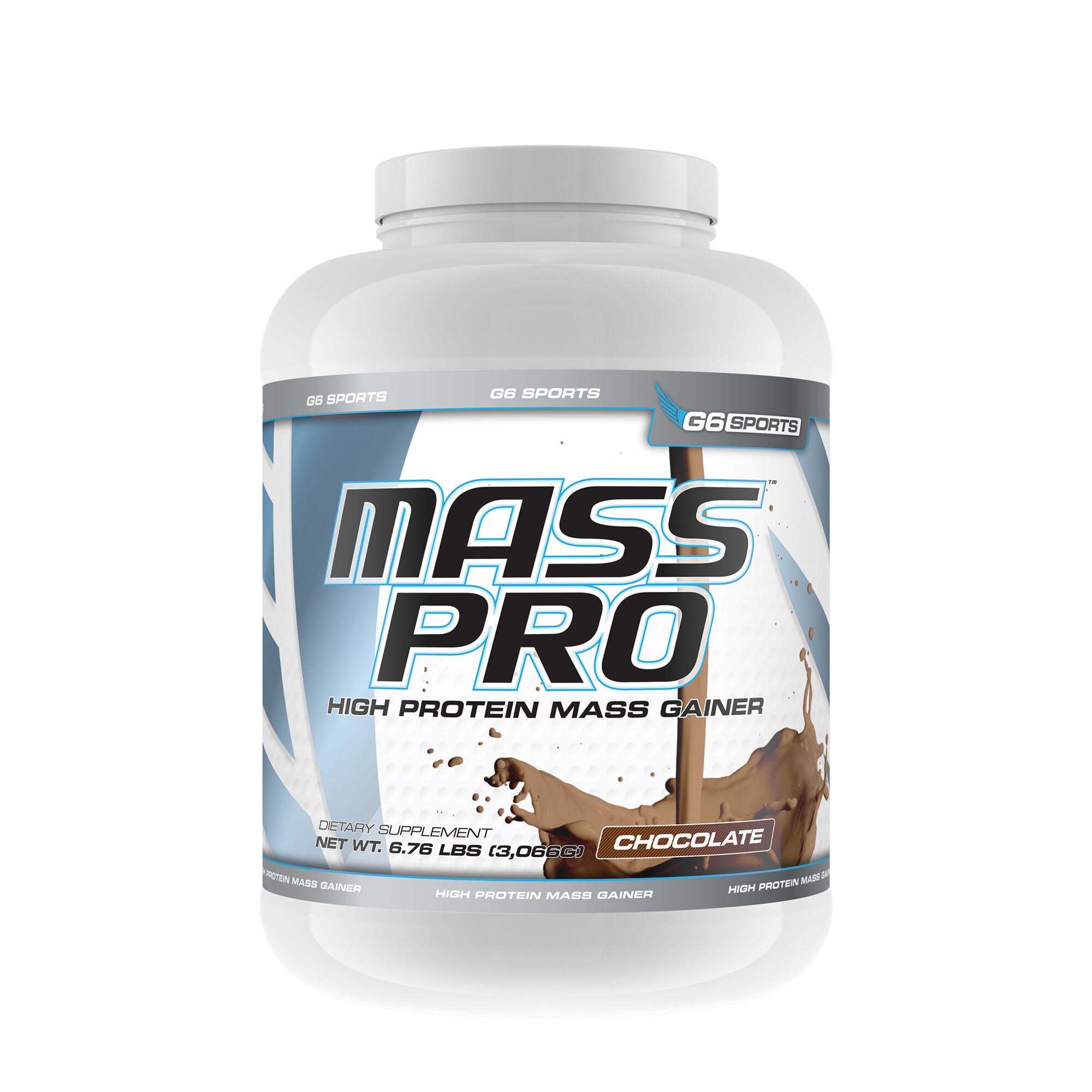 G6 Sports Mass Pro High Protein Mass Gainer- Chocolate | GNC