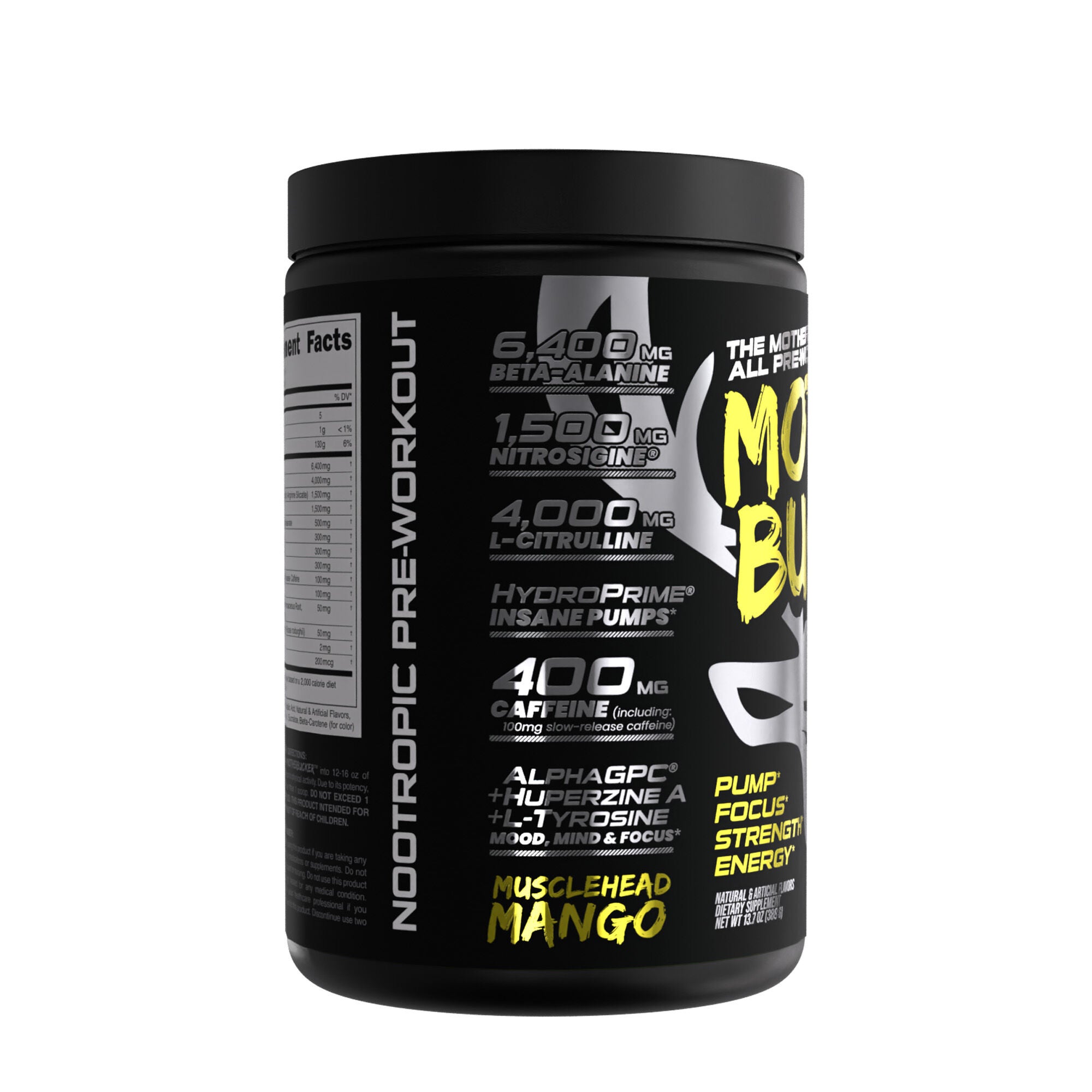 Bucked Up® - Mother Bucker™ Nootropic Pre-Workout - Musclehead Mango ...