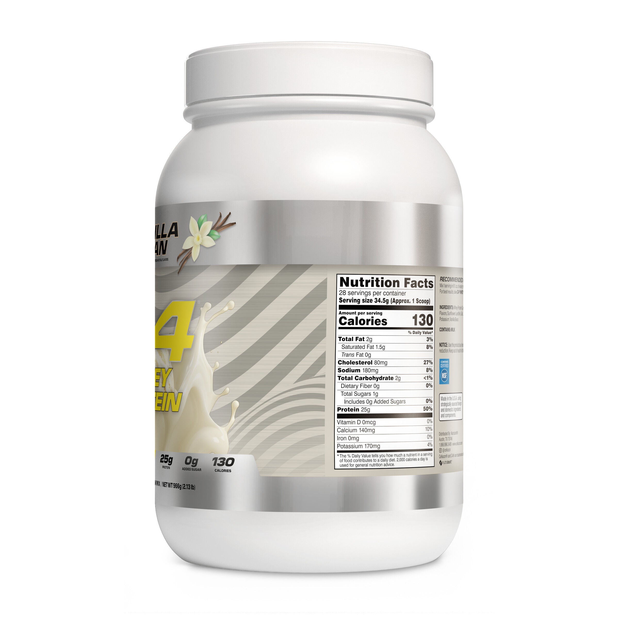 Cellucor® - C4 Whey Protein - Vanilla Bean (28 Servings) | GNC