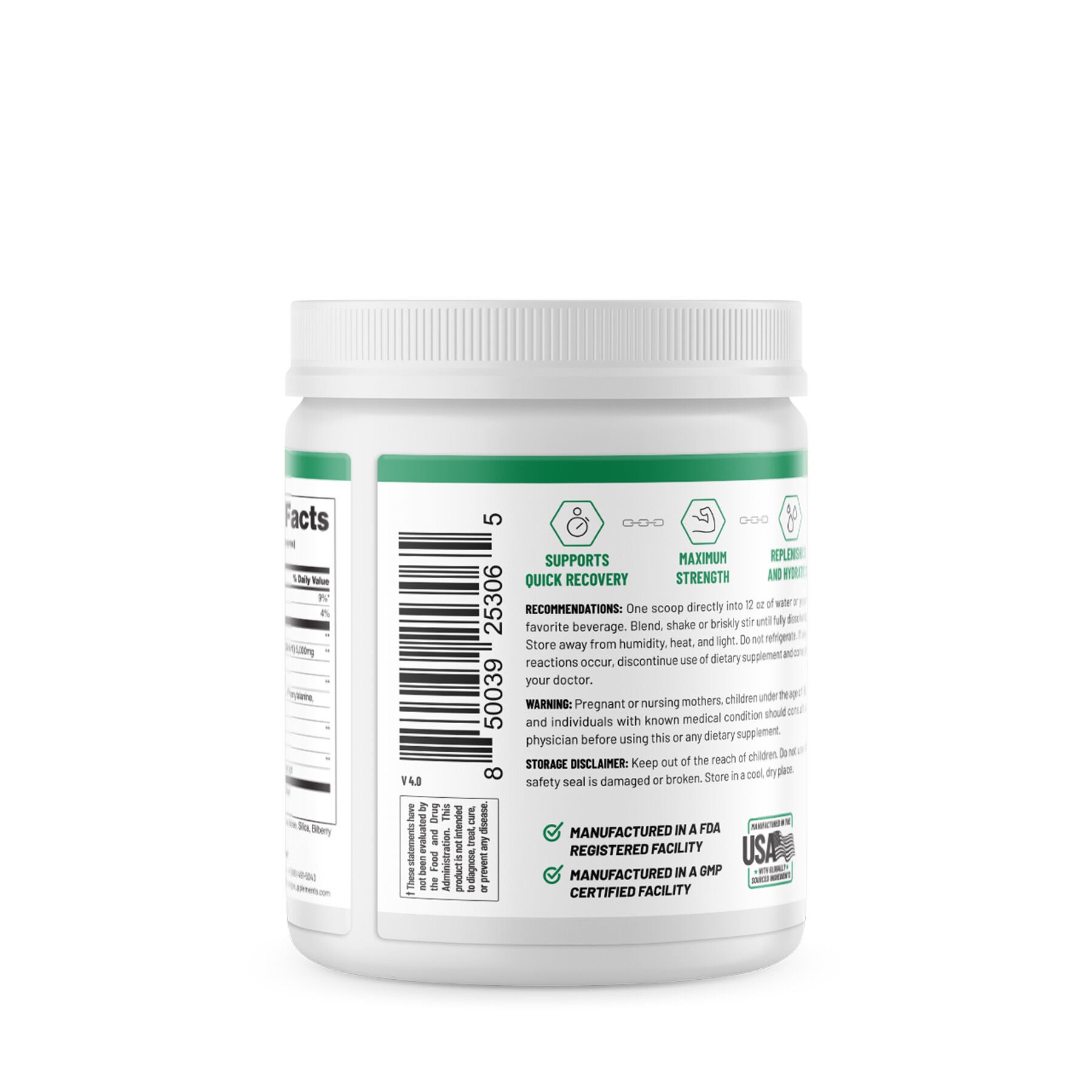 SNAP® Supplements BCAA Powder - Pomegranate Watermelon | GNC