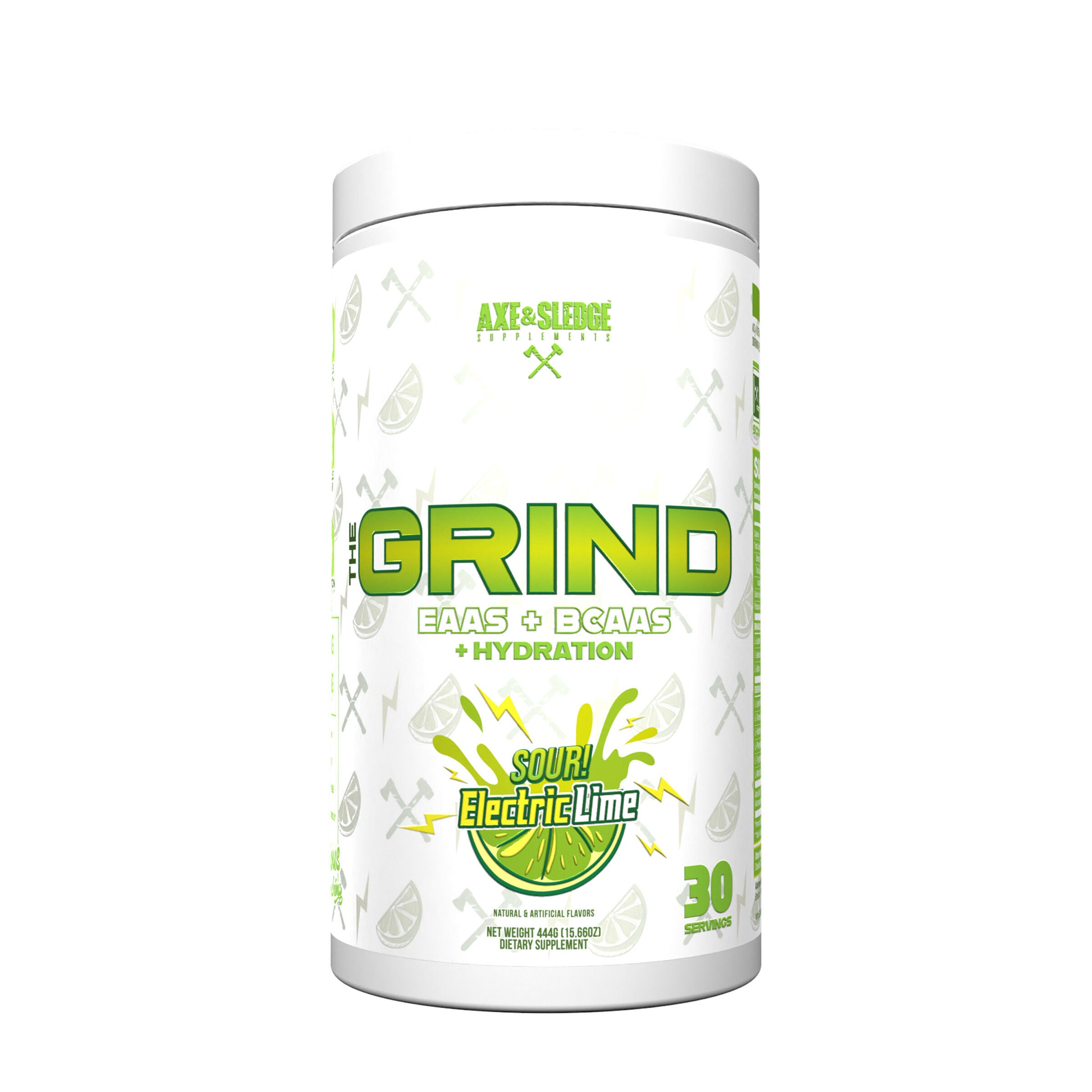 Axe & Sledge Supplements™ - The Grind V2 - Sour Electric Lime (30 ...