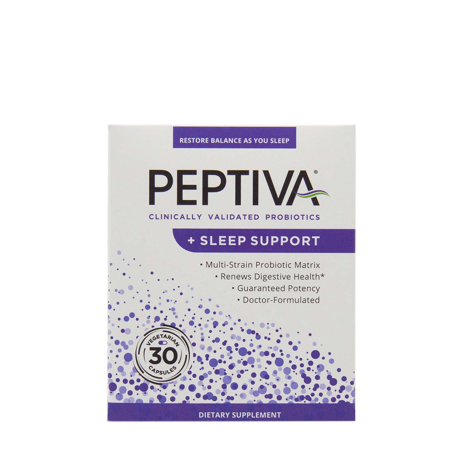 Peptiva® Probiotics + Sleep Support | GNC