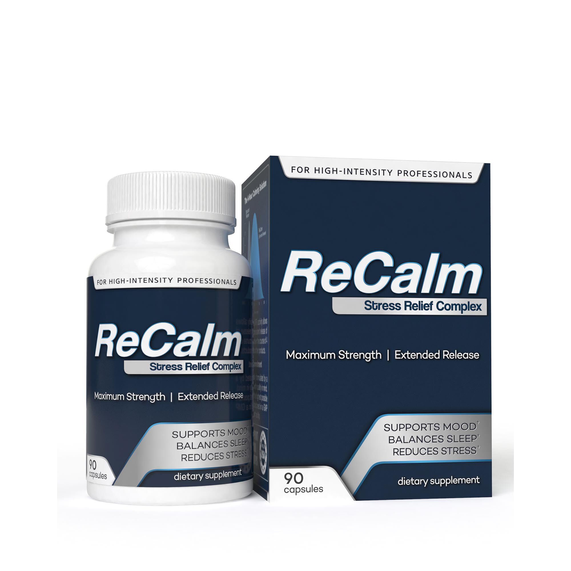 ReStimDM ReCalm Stress Relief Complex - 90 Capsules | GNC