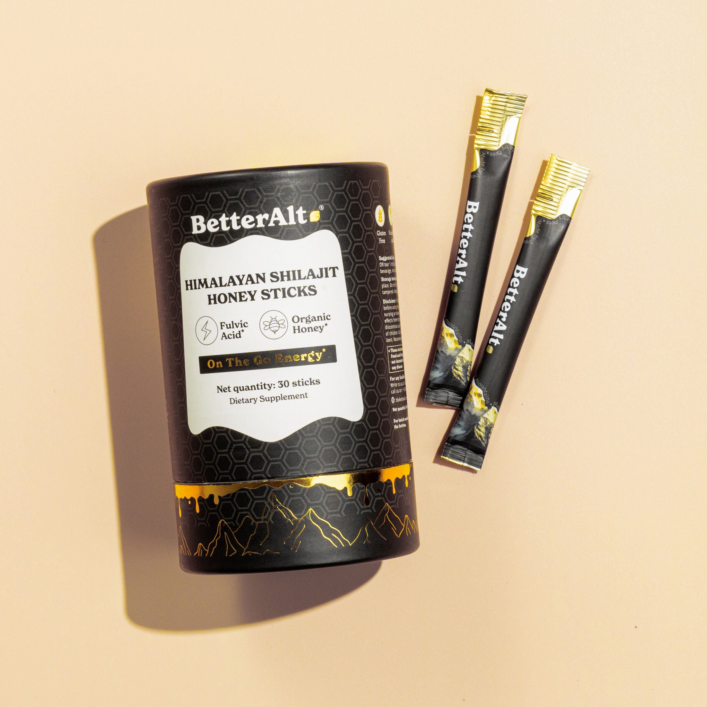 BetterAlt - Himalayan Shilajit Honey Sticks (30 Sticks) | GNC