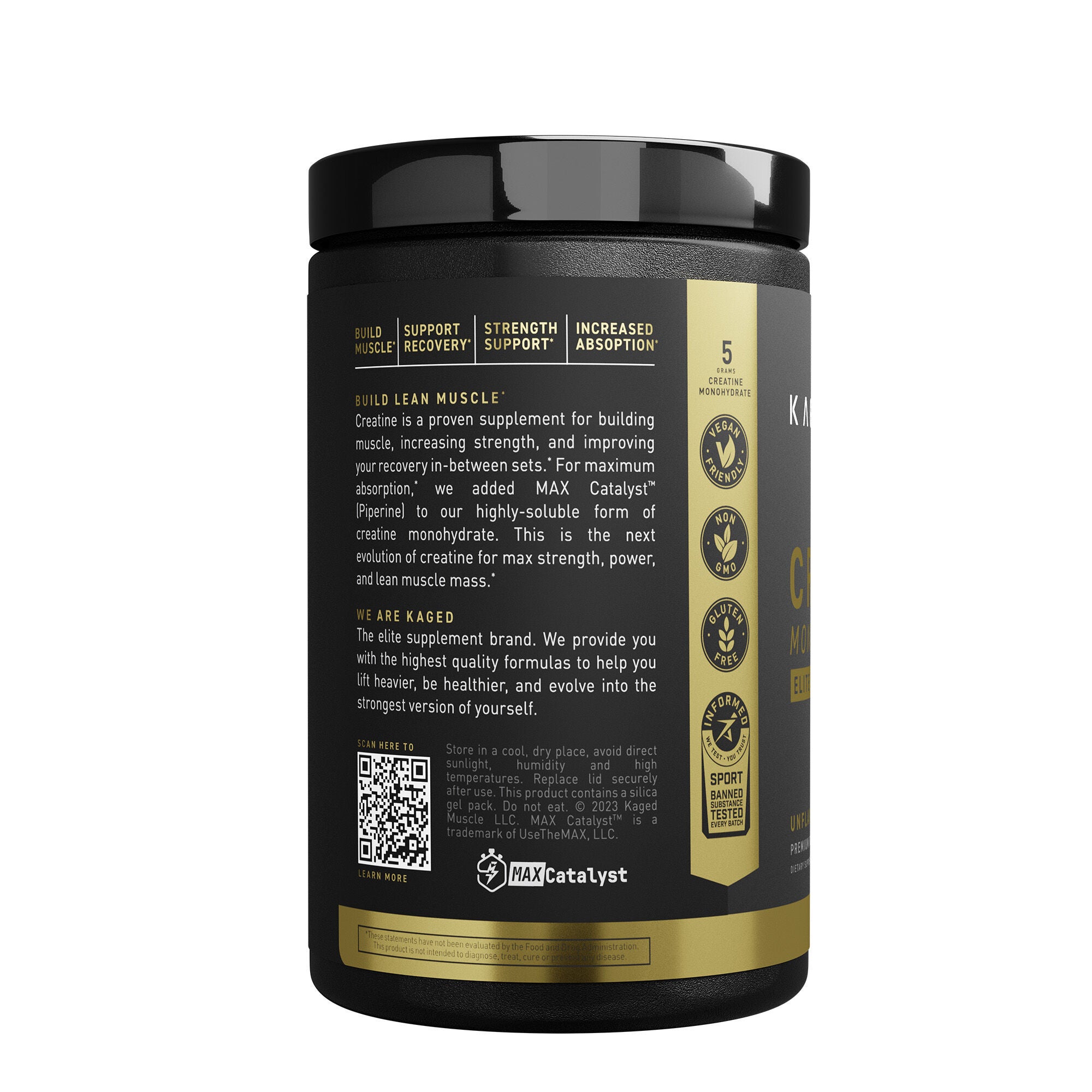 KAGED® - Elite Series: Creatine Monohydrate - 60 Servings | GNC