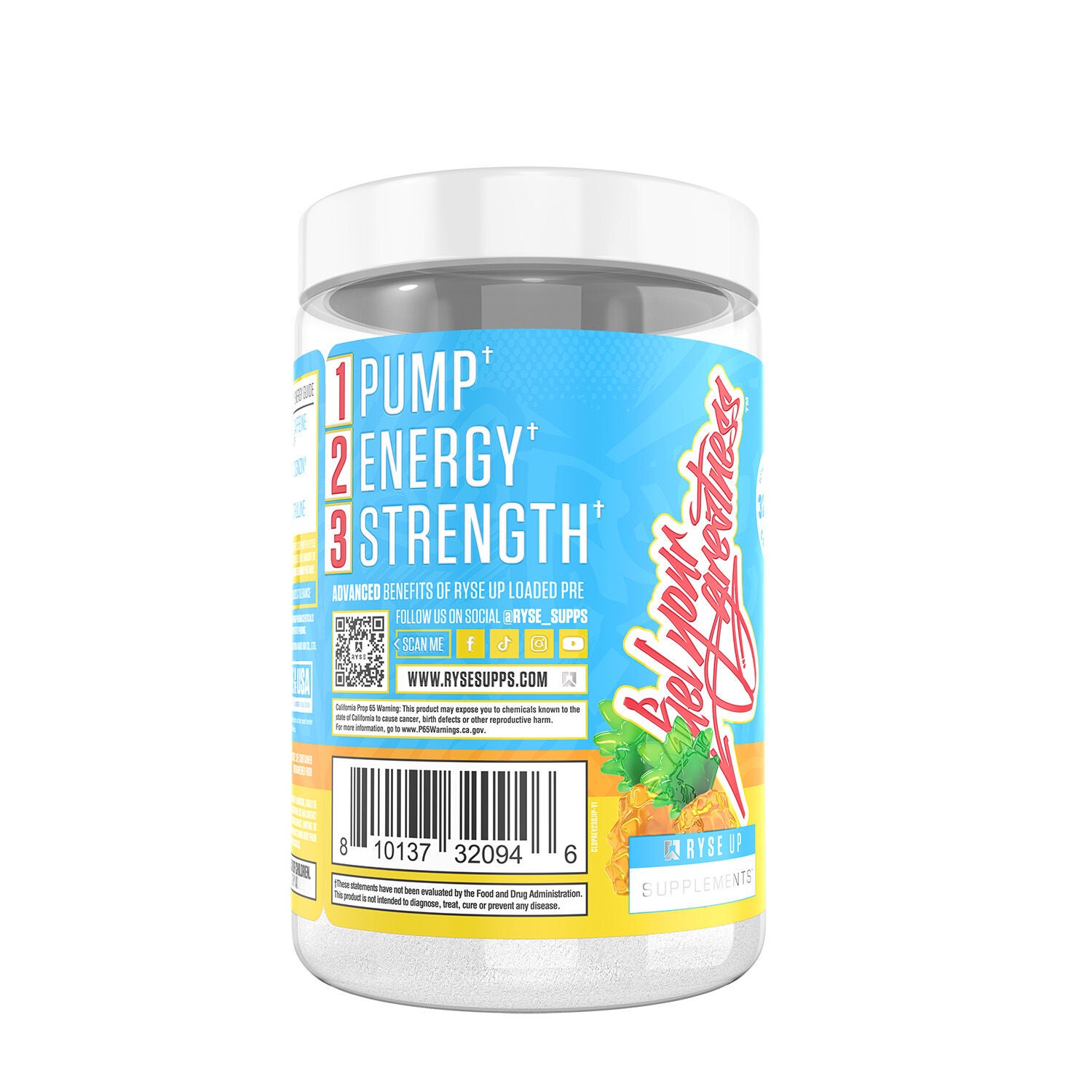 RYSE - Loaded Pre - Jell-O Island Pineapple (30 Servings) | GNC