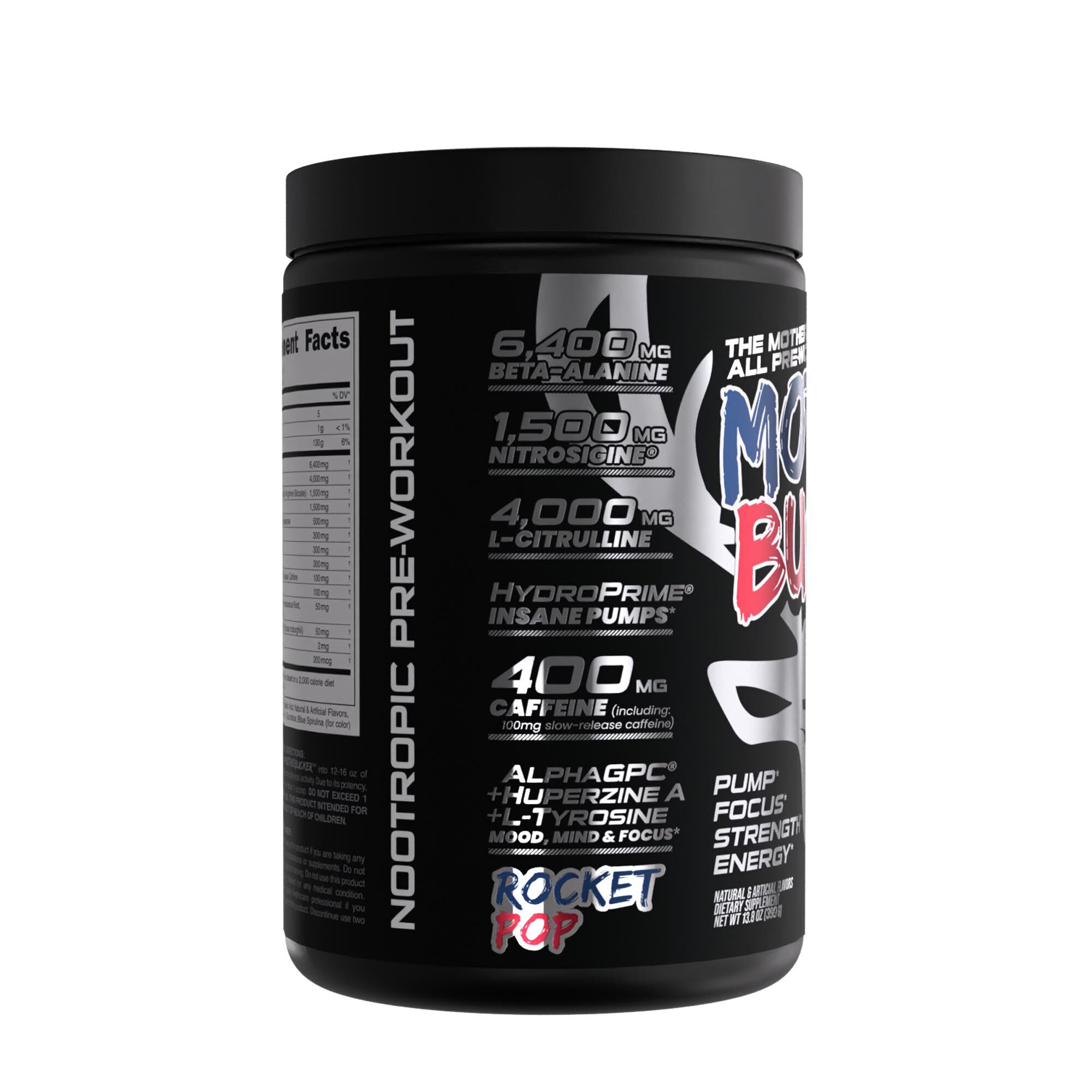 Bucked Up® - Mother Bucker™ Nootropic Pre-Workout - Rocket Pop - 20 ...