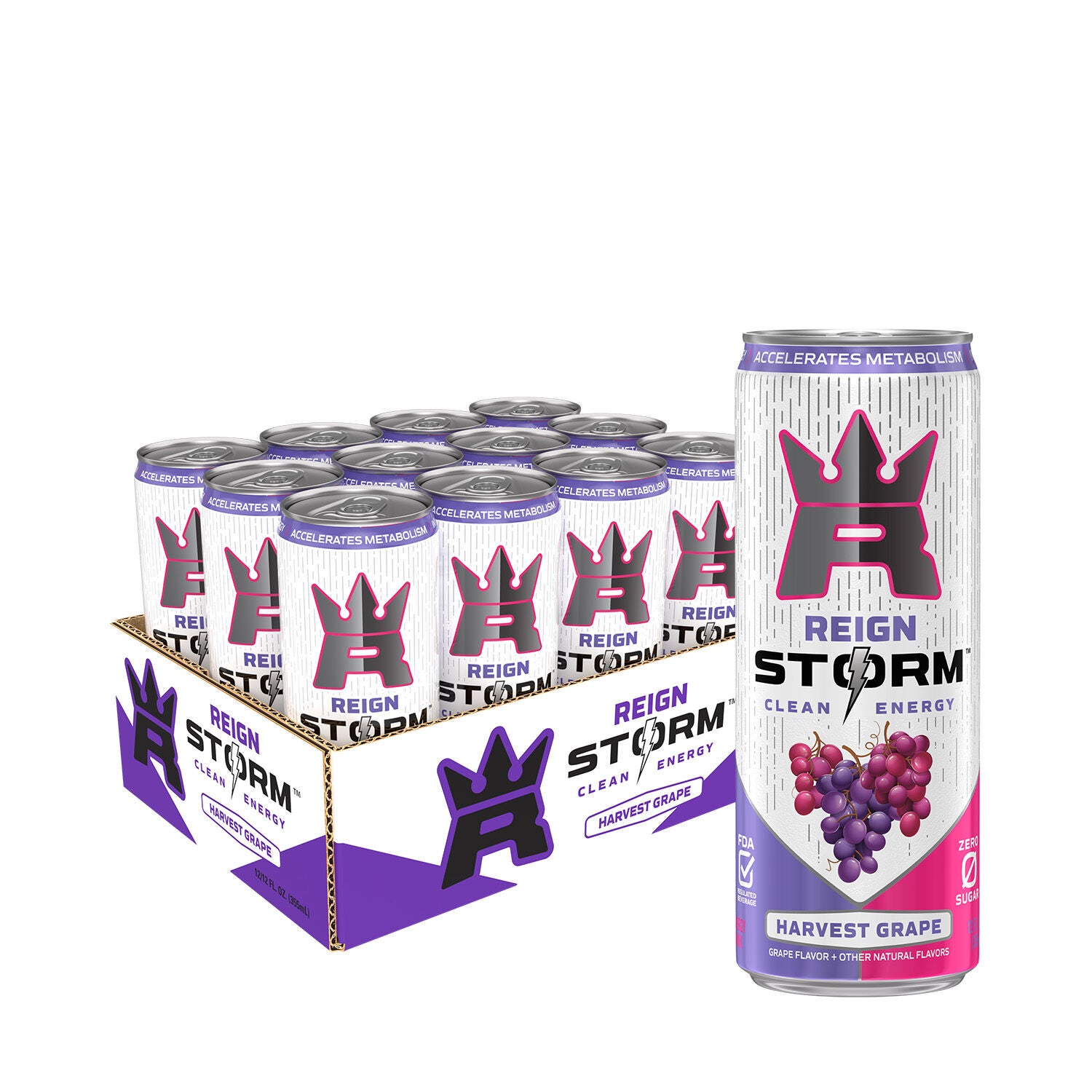 Reign - Storm™ Energy Drink - Harvest Grape | GNC