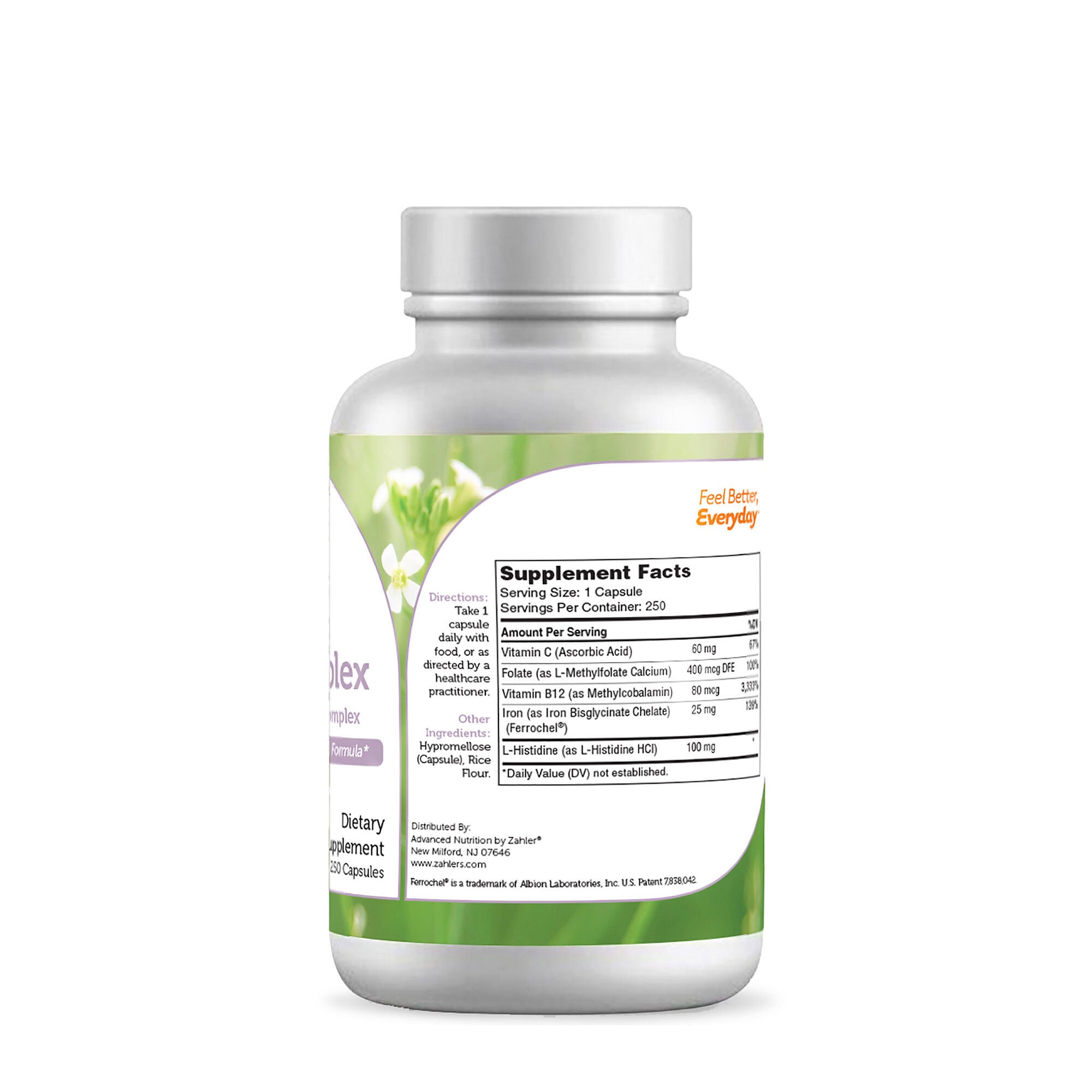 ZAHLER® - Iron Complex - 250 Capsules | GNC