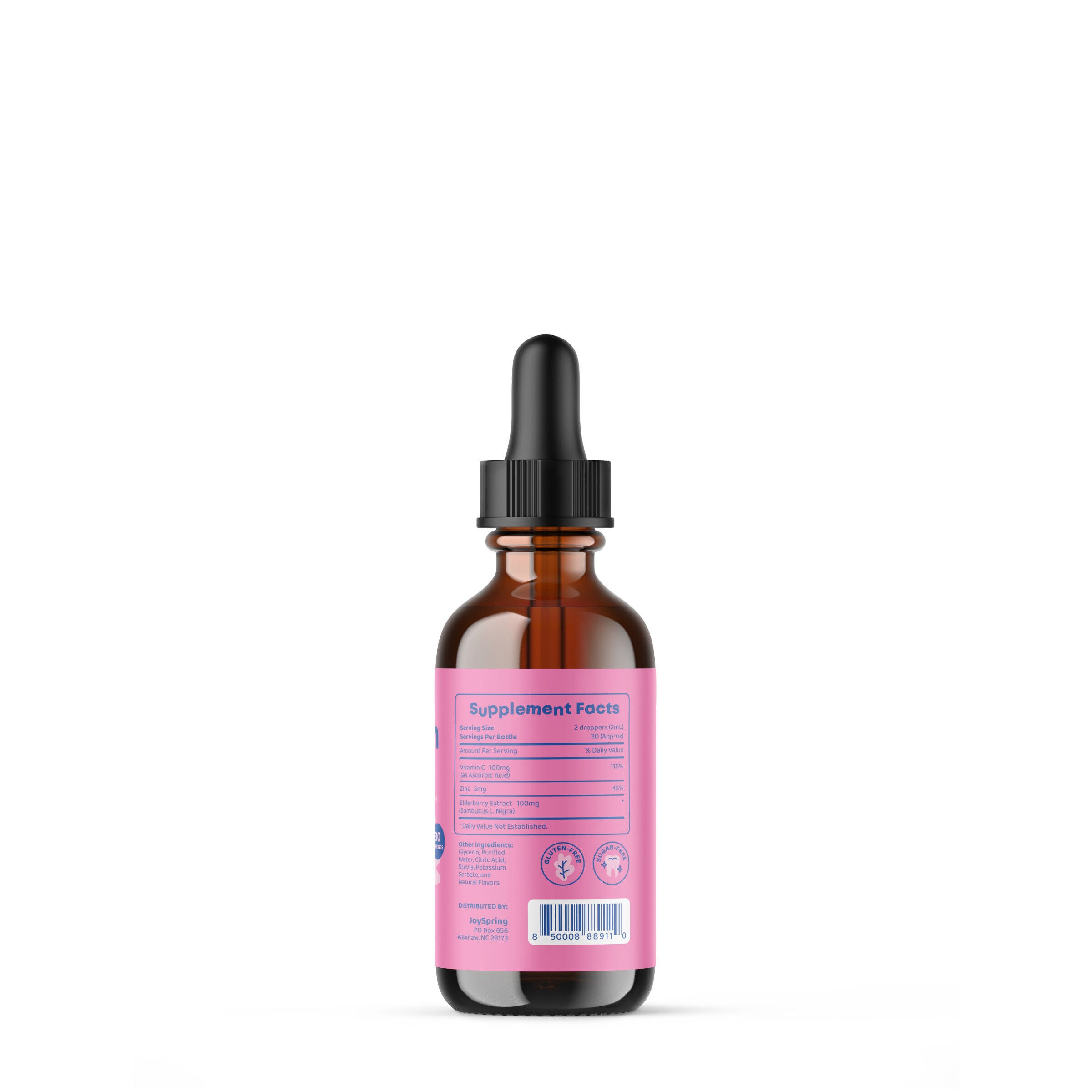 Joy Spring - Vitamin C for Adults & Kids with Elderberry and Zinc ...