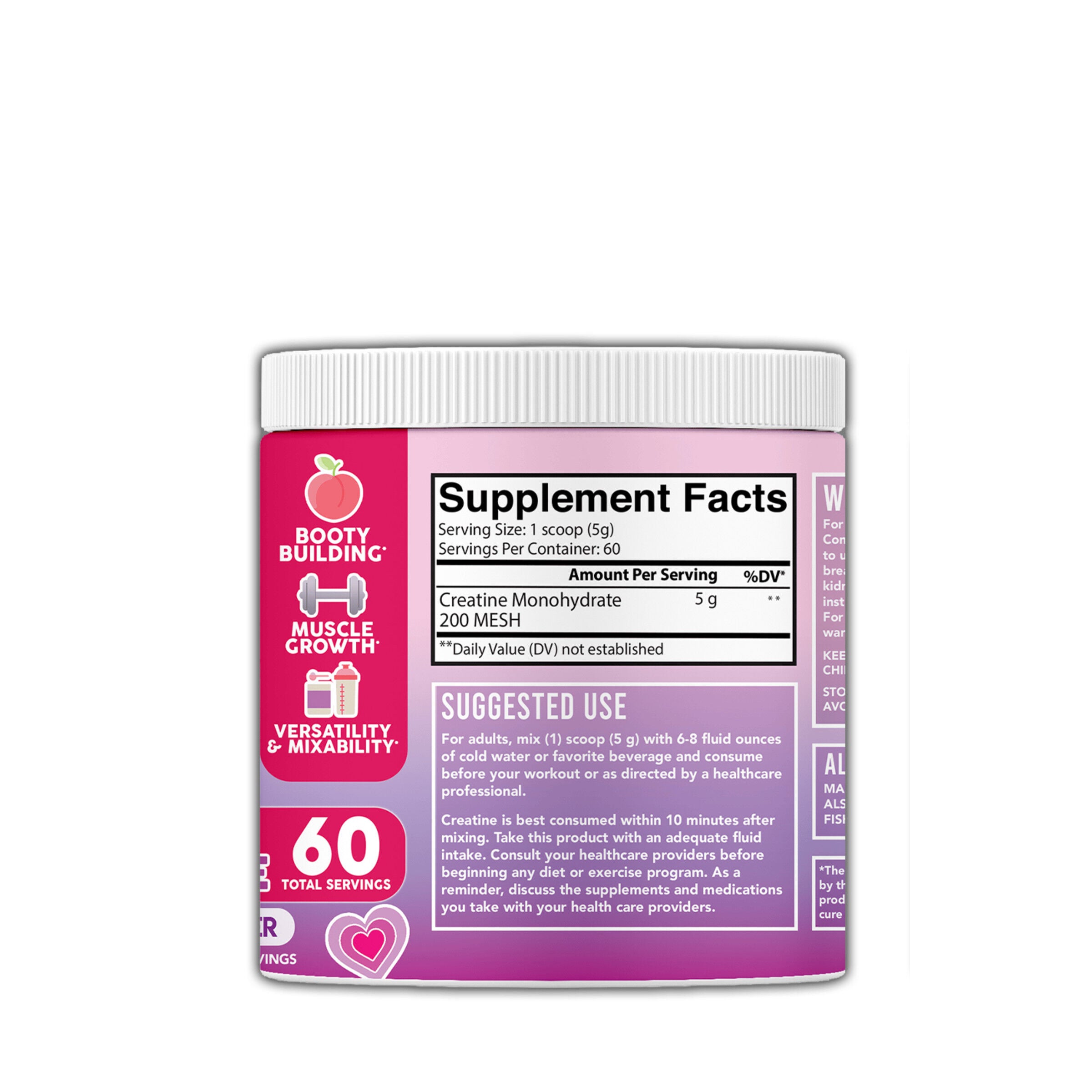 Angry Supplements™ - Better Booty 100% Creatine Monohydrate ...