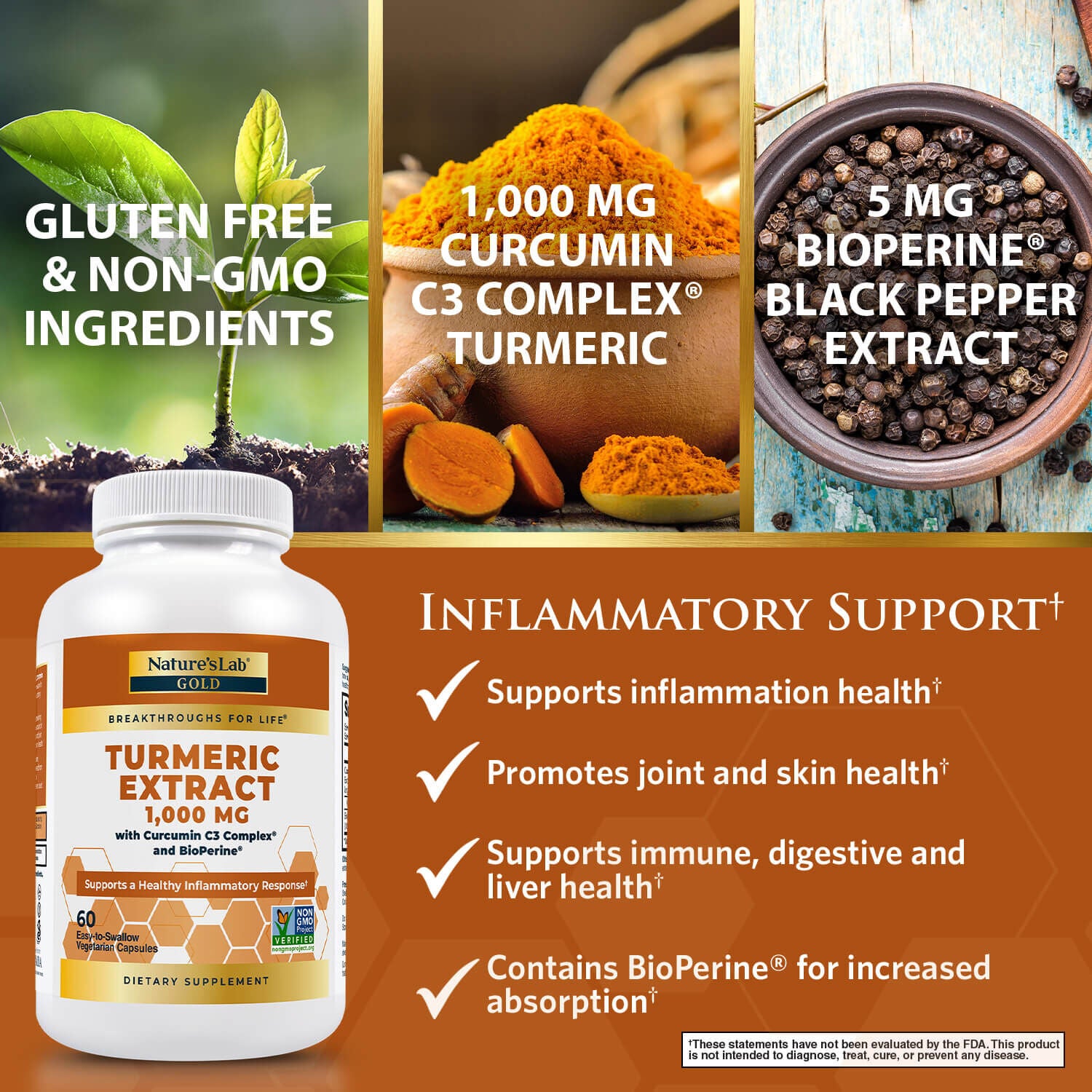 Nature's Lab® Turmeric Extract | GNC