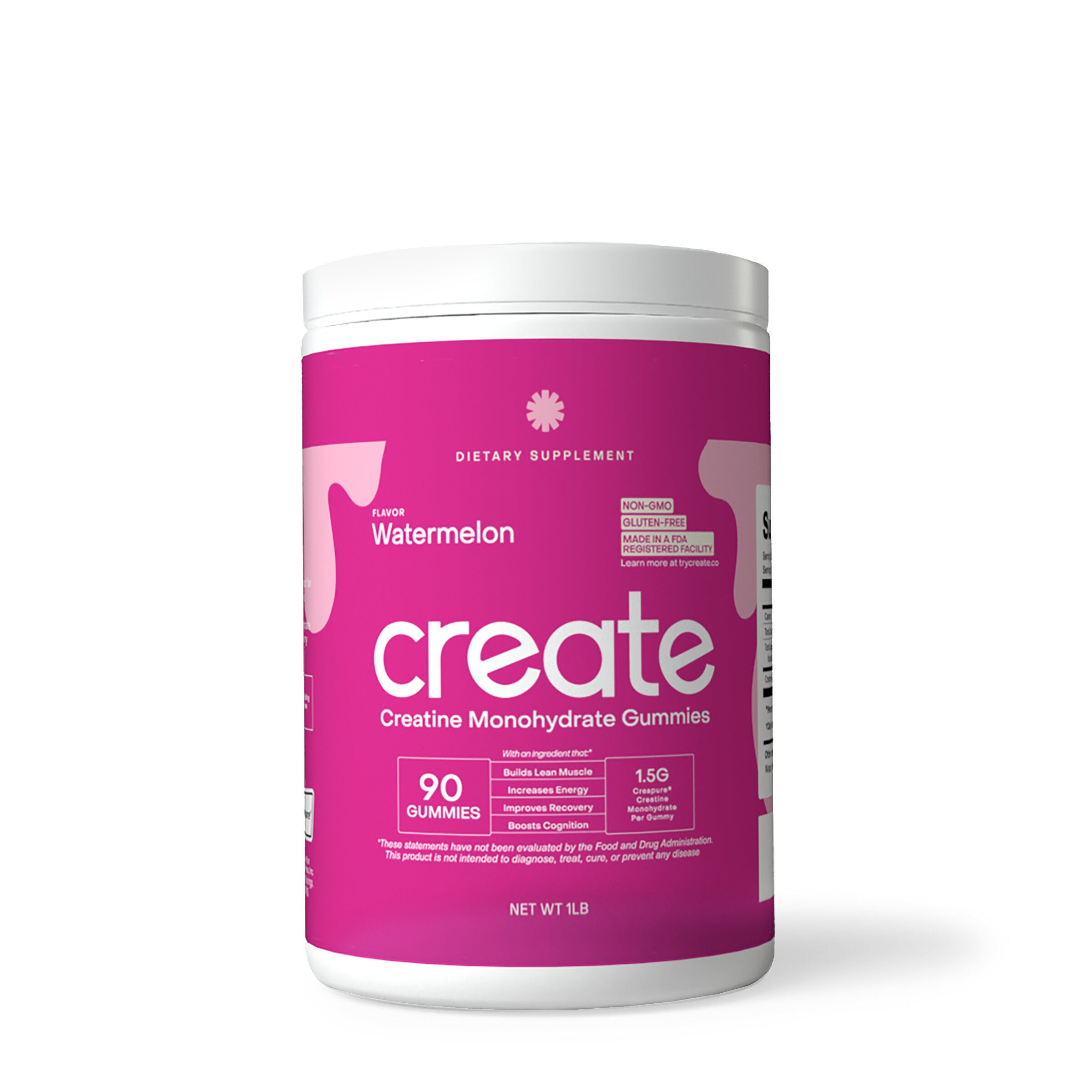 Create Wellness - Creatine Monohydrate Gummies - Watermelon - 90 ...